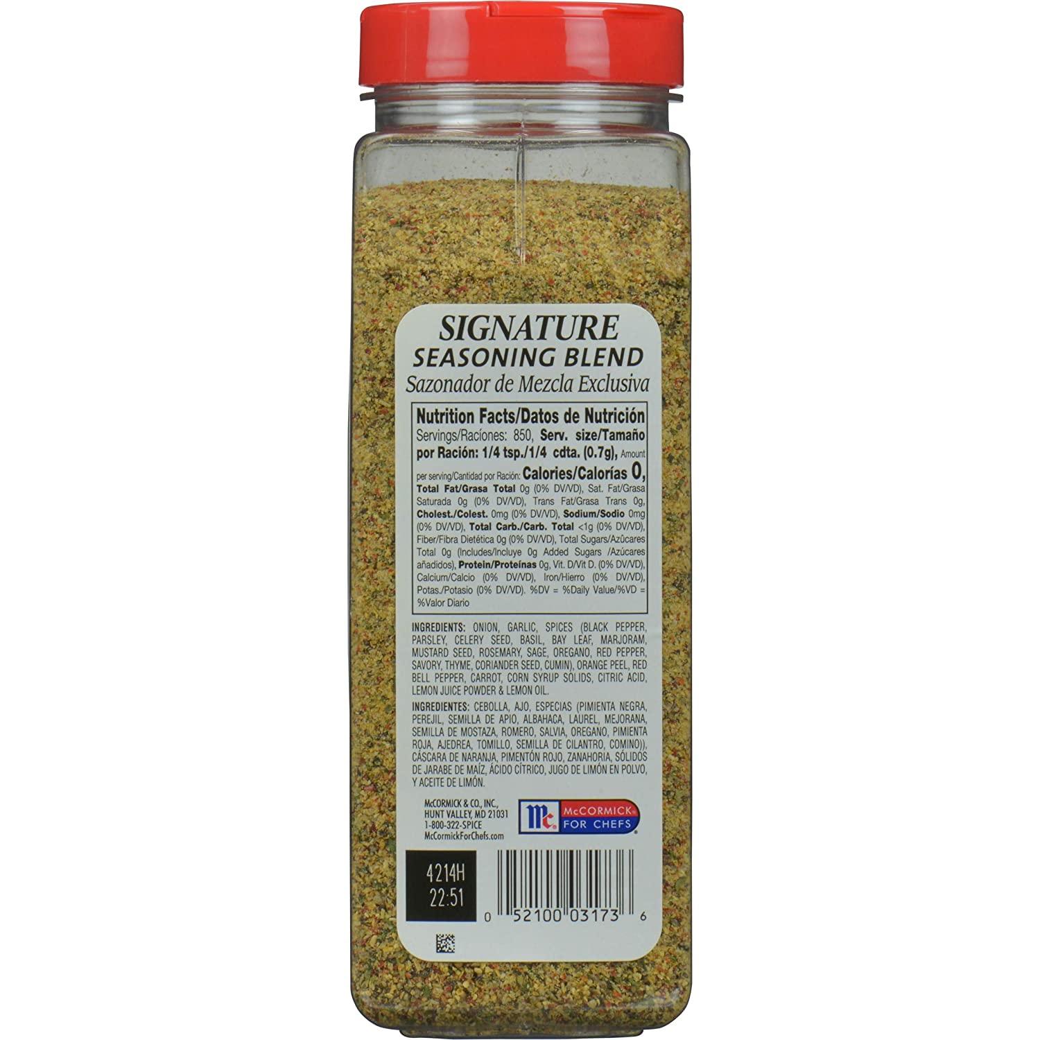 McCormick Perfect Pinch Signature Salt Free Seasoning 21 oz - 14 ...