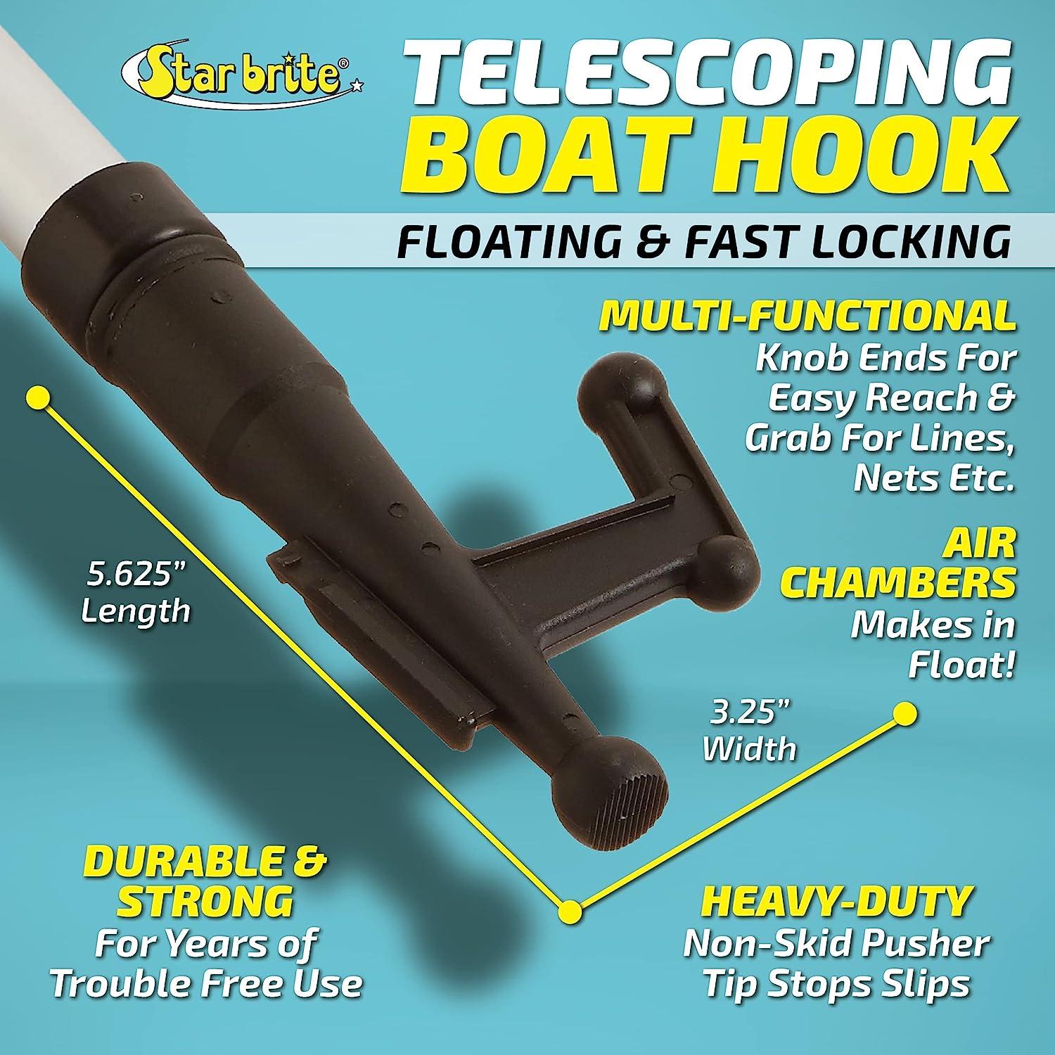 STAR BRITE Telescoping Floating Boat Hook - Extends from 4 ft. to 8 ft ...