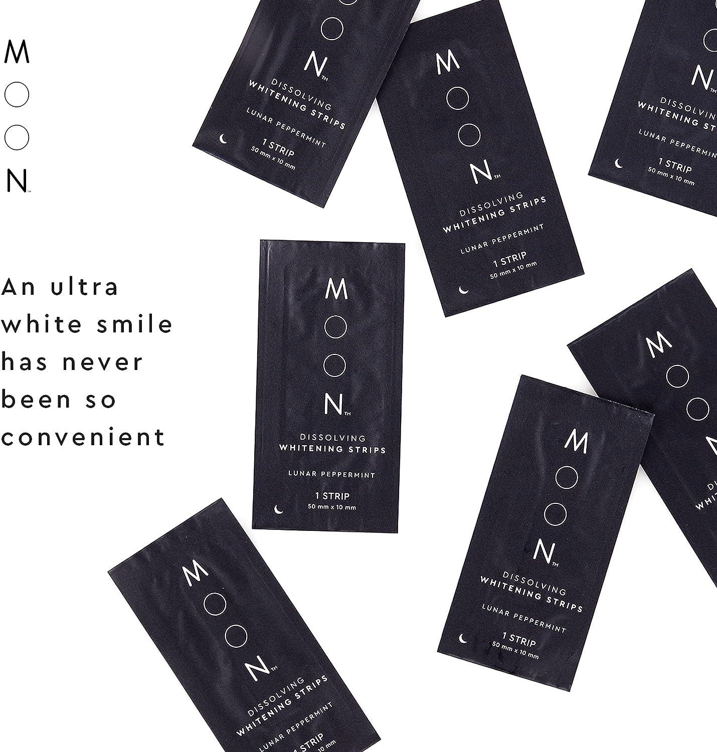 MOON Teeth Whitening Strips - 28 Treatments | 56 Strips | Buy Now with ...
