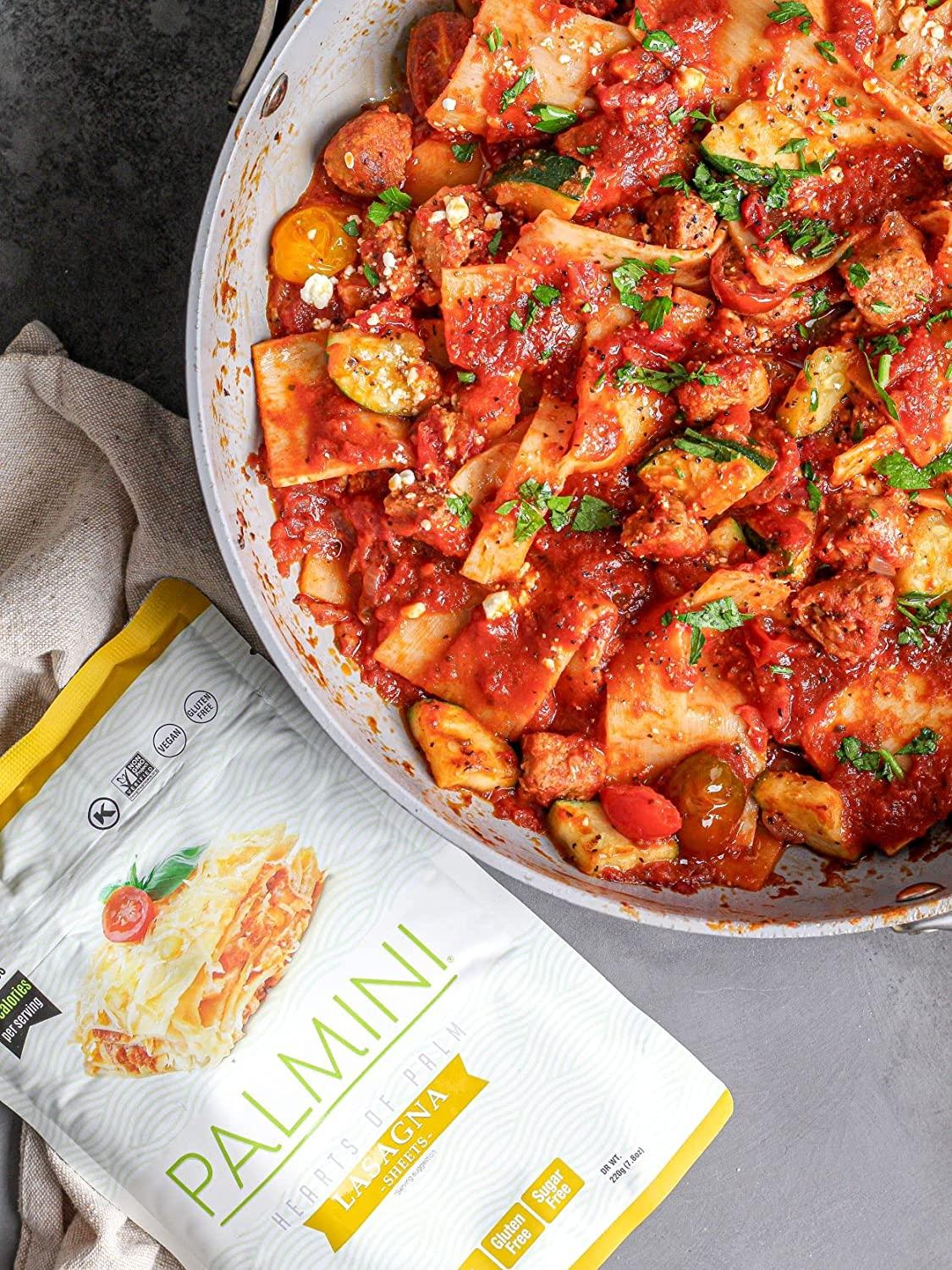 Palmini Low Carb Lasagna | Shark Tank Featured | 4g Carbs | Hearts of ...