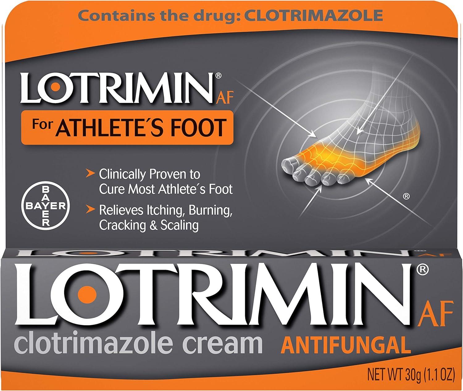 Lotrimin AF Antifungal Cream 1.1oz (Pack of 3) - Fast-Acting Relief ...