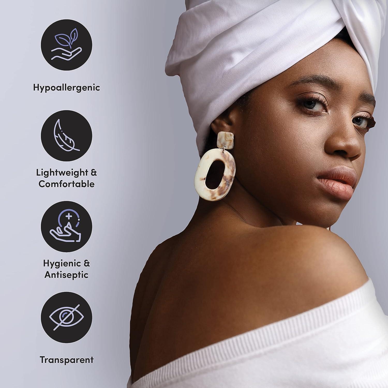 Lobe Miracle Plus Clear Earring Support Patches & Antiseptic Wipes ...