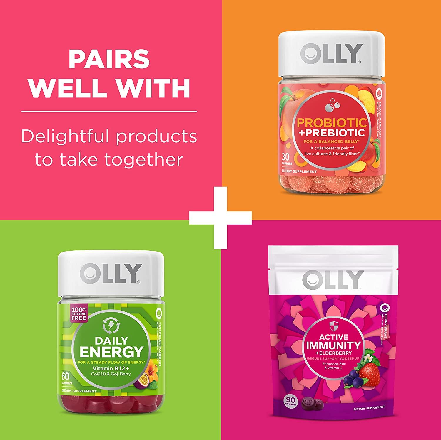 OLLY Ultra Strength Prenatal Multivitamin Softgels, Supports Healthy Growth, Brain Development ...