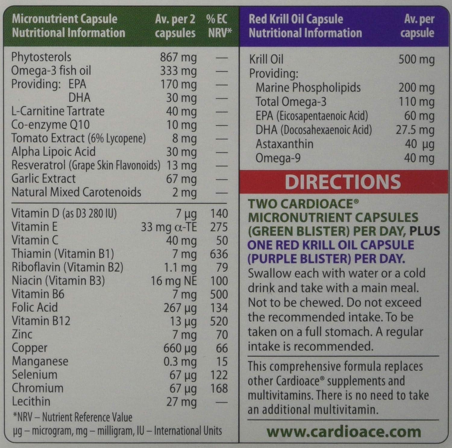 Vitabiotics Cardioace Max - 84 Capsules | Buy Now with Express ...