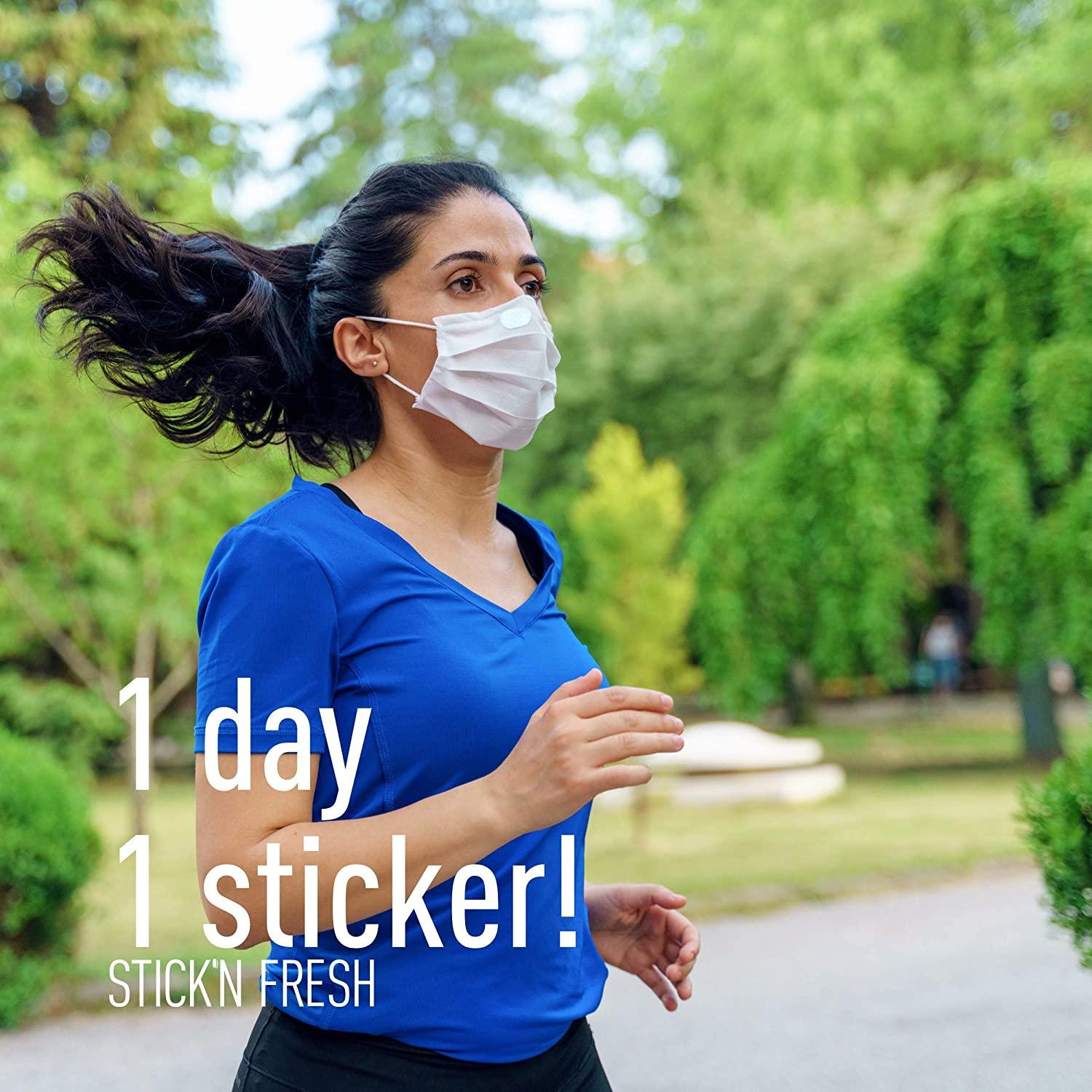 STICK'N FRESH Phytoncide Scented Patch Stickers - 4 Packs x 6 Patches ...