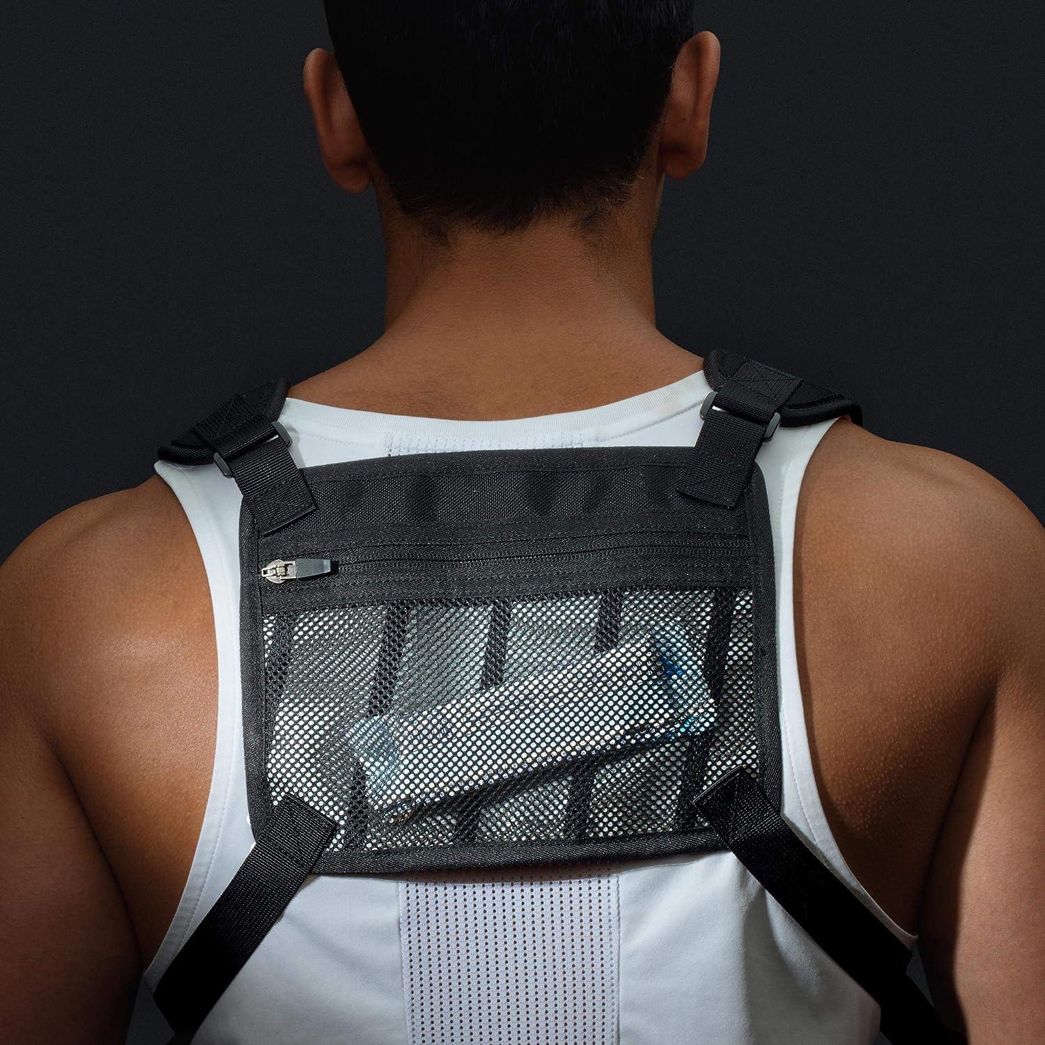 MVRK Water Resistant Chest Pack - Lightweight Running Phone Holder with ...