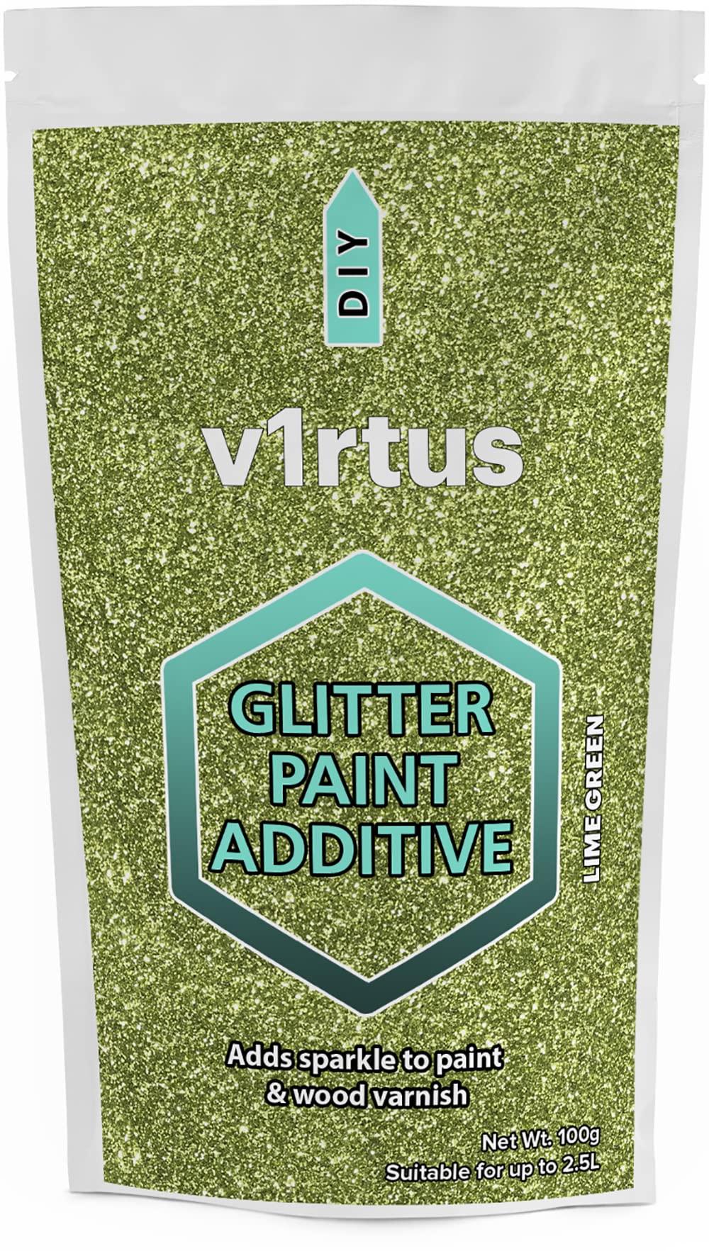 Glitter Paint Additive - v1rtus 100g | Olive Green | Enhance Your Art ...