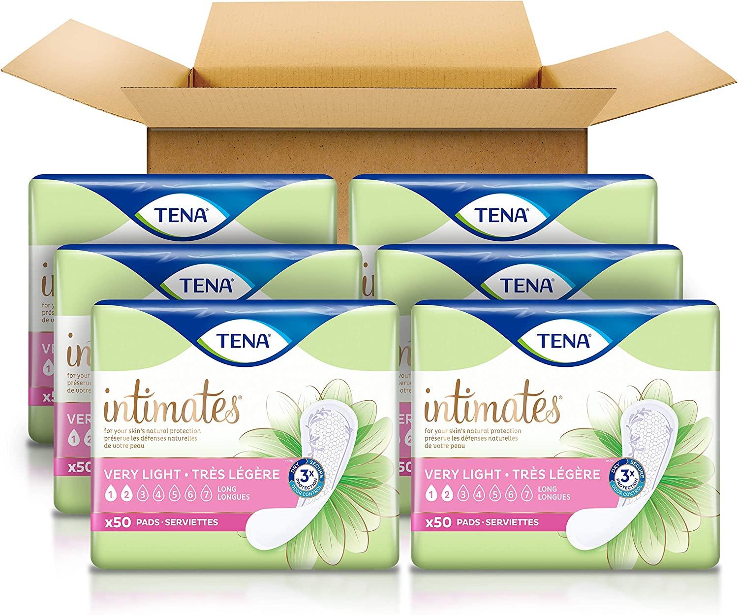 Tena Intimates Very Light Bladder Control Liners for Women - 300 Count ...
