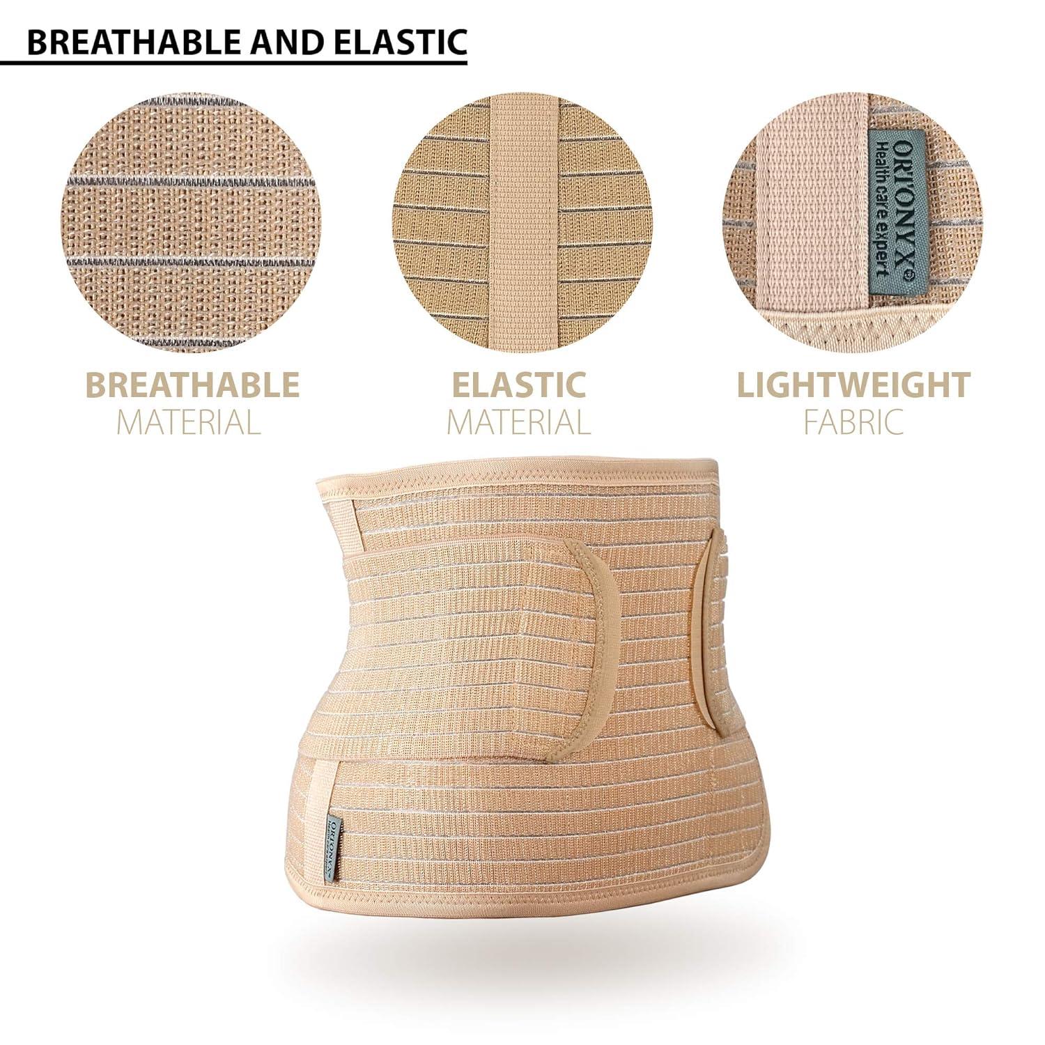 ORTONYX Ergonomic 9.5 Abdominal Binder - Postpartum & Postoperative ...