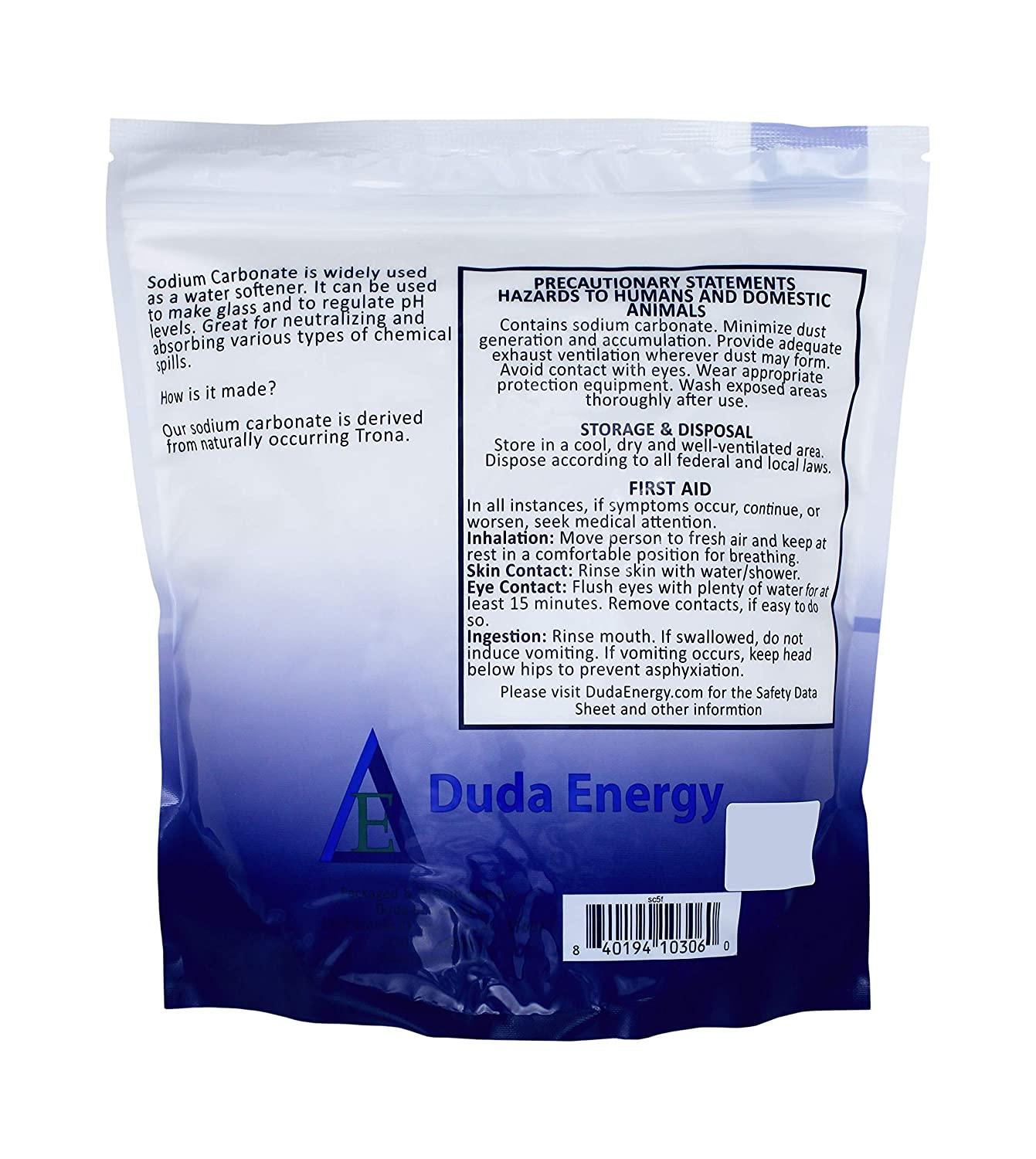 Duda Energy 5 lb Pure Sodium Carbonate Dense Soda Ash Na2CO3 - pH ...