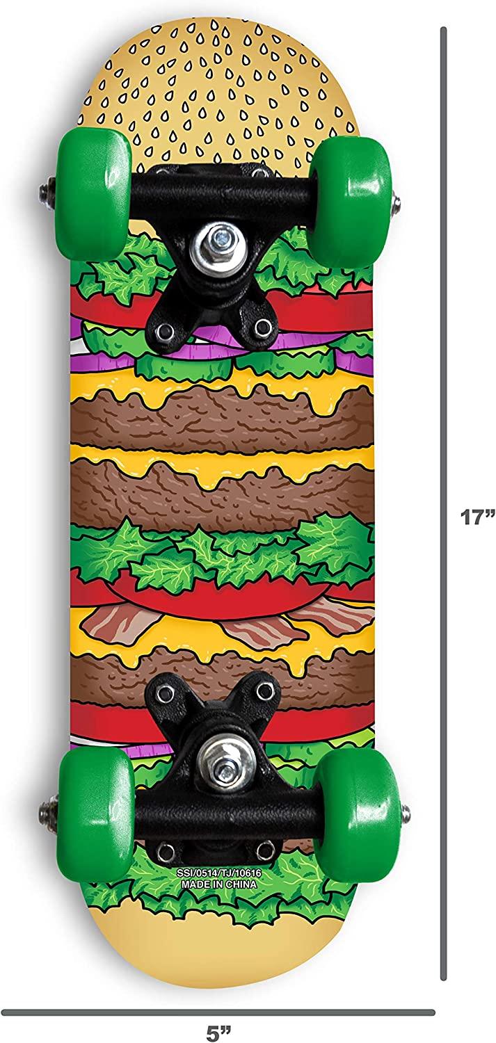 Rude Boyz Kids Beginner Skateboard - Mini Wooden Cruiser Board for Boys ...