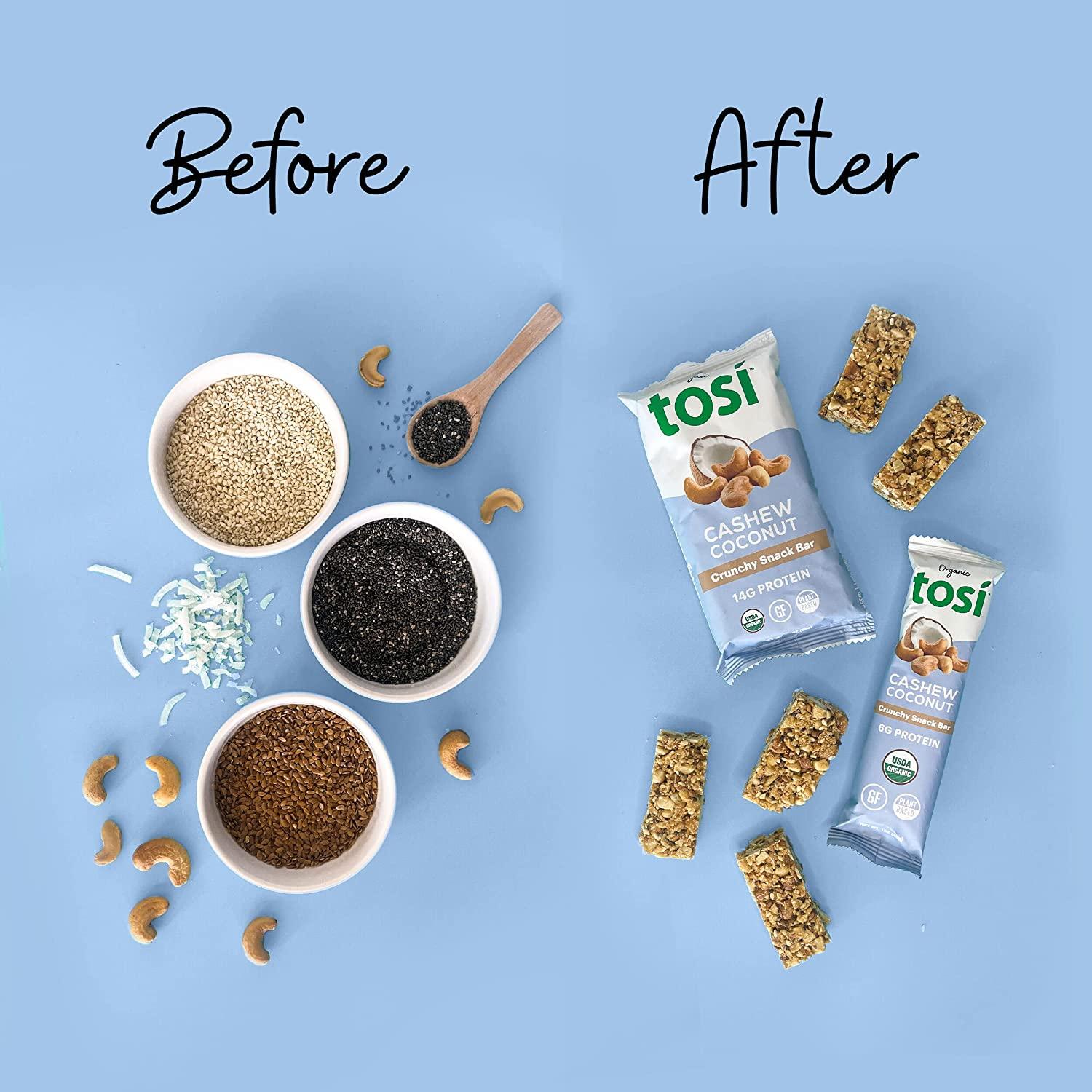 Tosi Organic SuperBites Vegan Snacks Super Combo - Peanut Dark ...