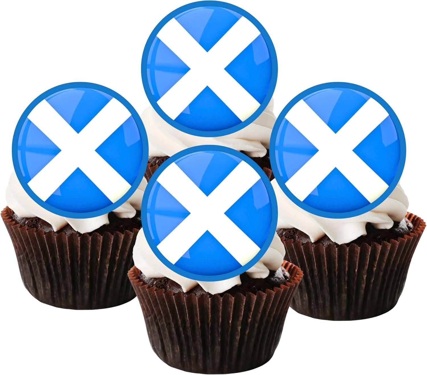scottish flag cake