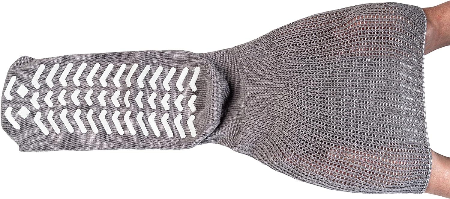 Extra Wide Non-Slip Cast Socks for Swollen Feet, Diabetic Edema - 2 ...