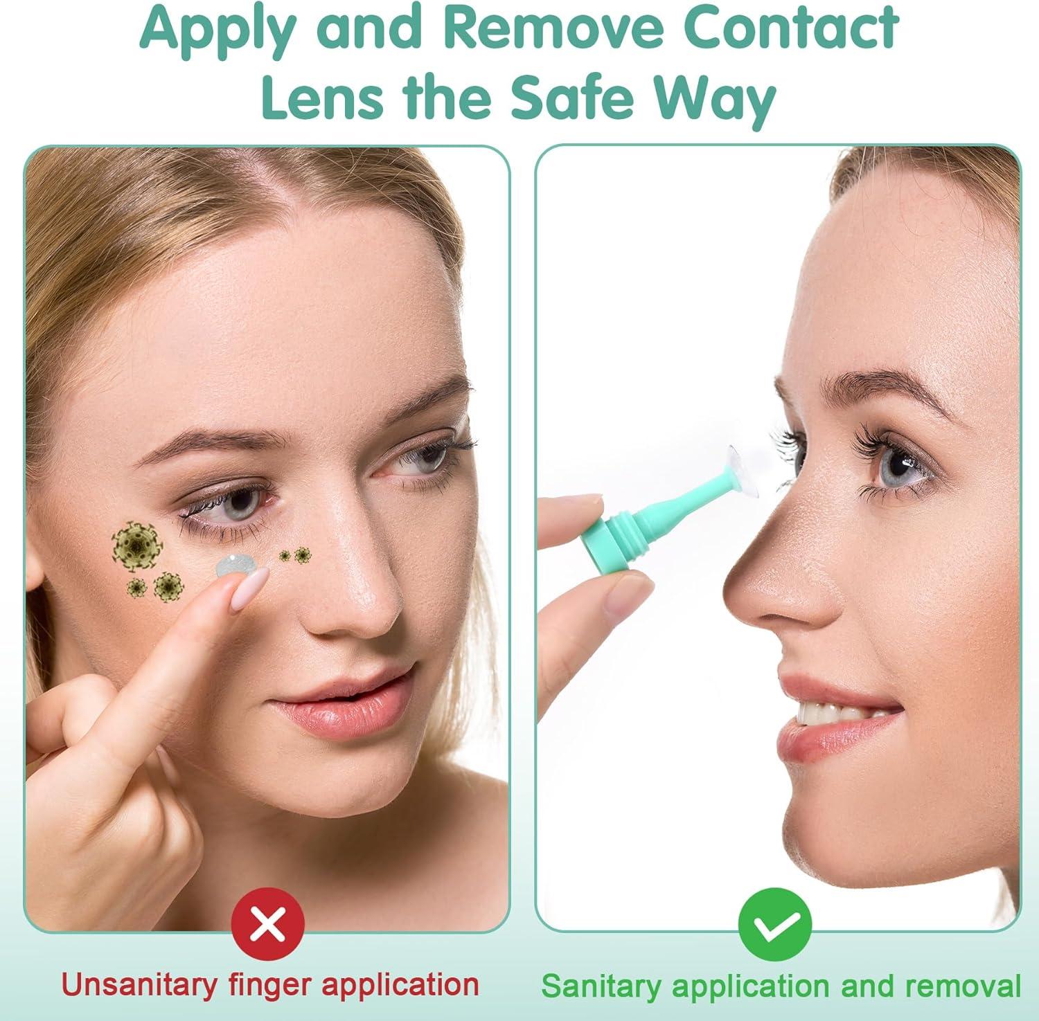 Soft Contact Lens Insertion & Removal Tool - Suction Cup for RGP ...