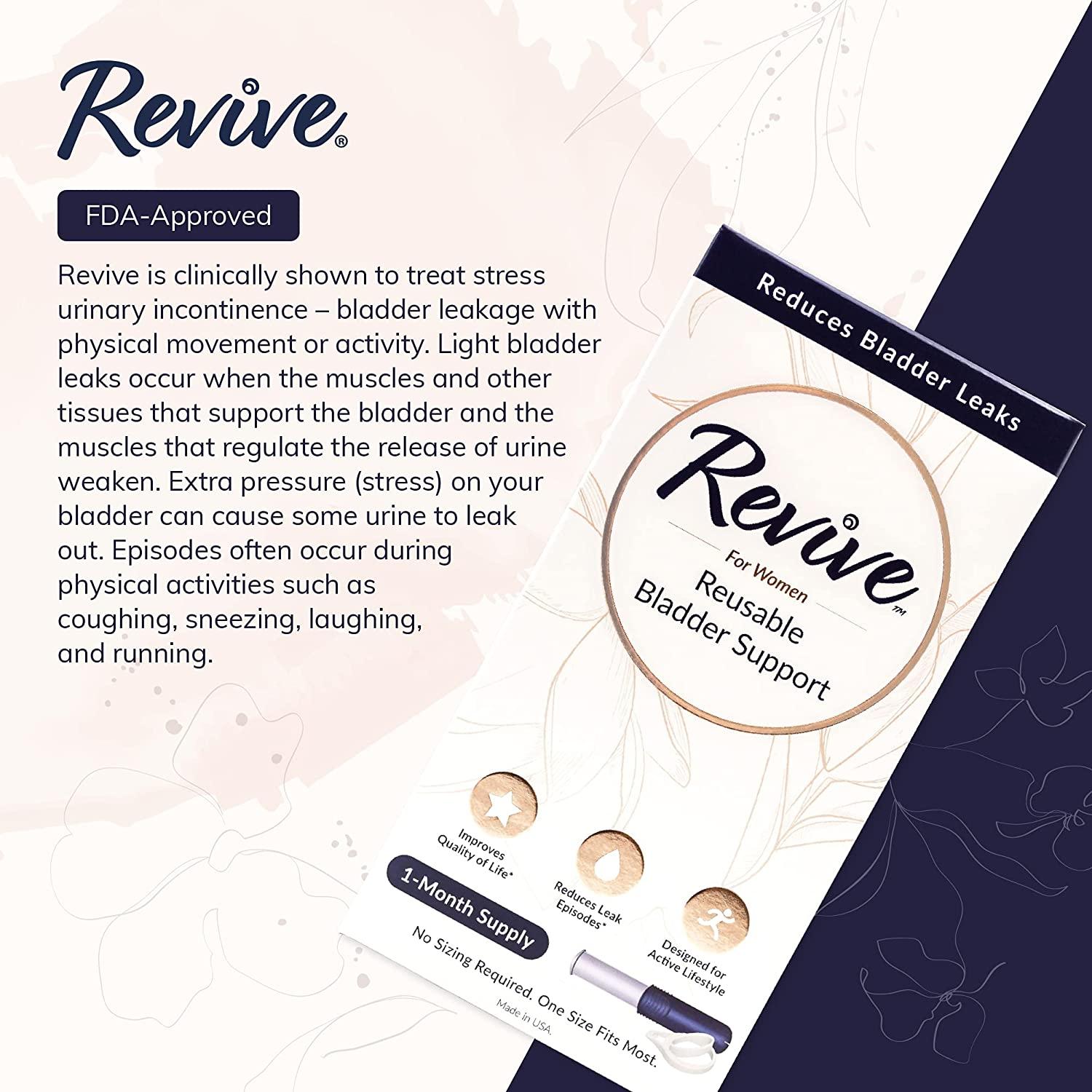 Revive Reusable Bladder Support - One Size Fits Most | For Stress ...