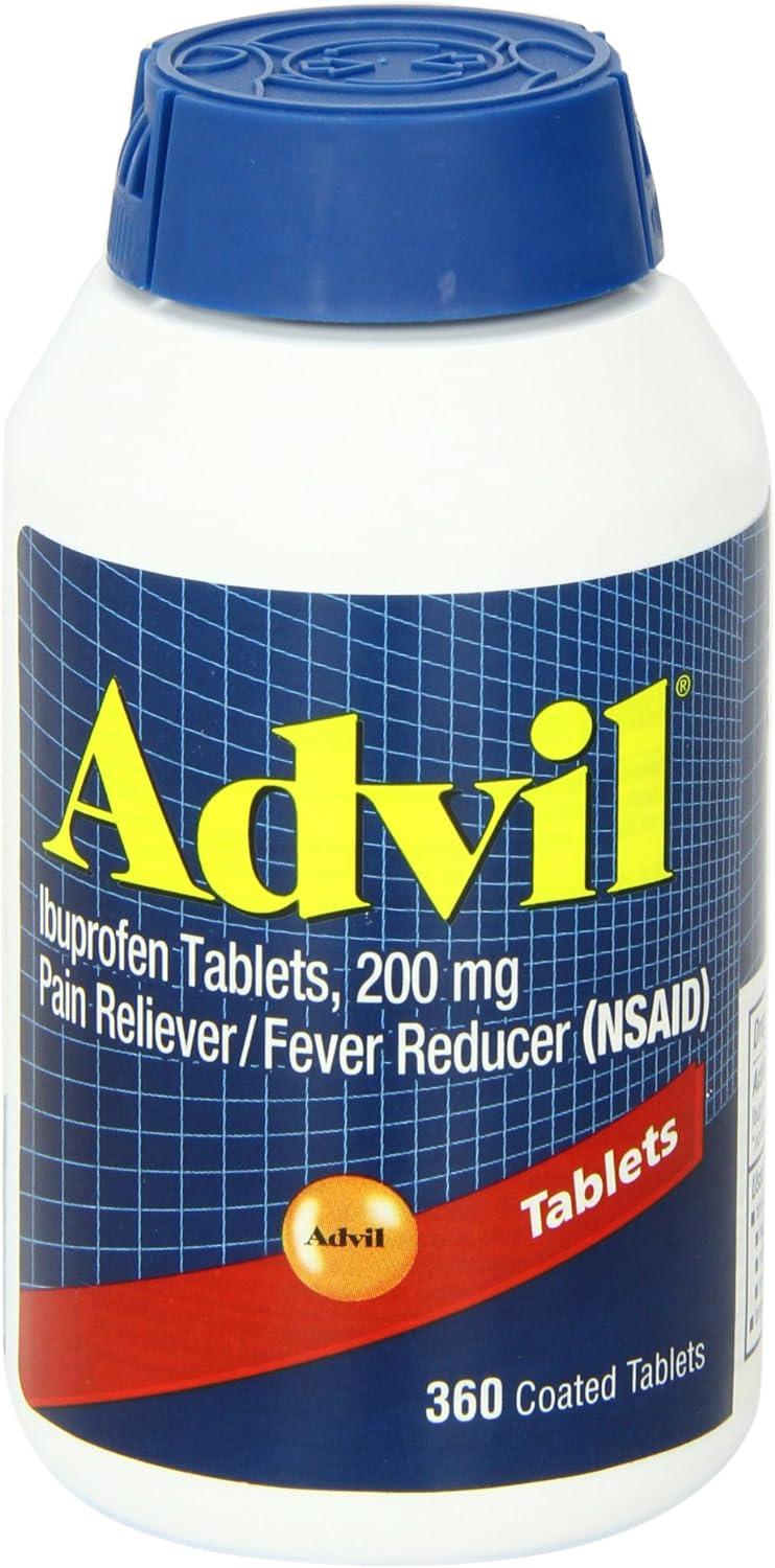 Advil Pain Reliever / Fever Reducer 200mg (360 Tablets)