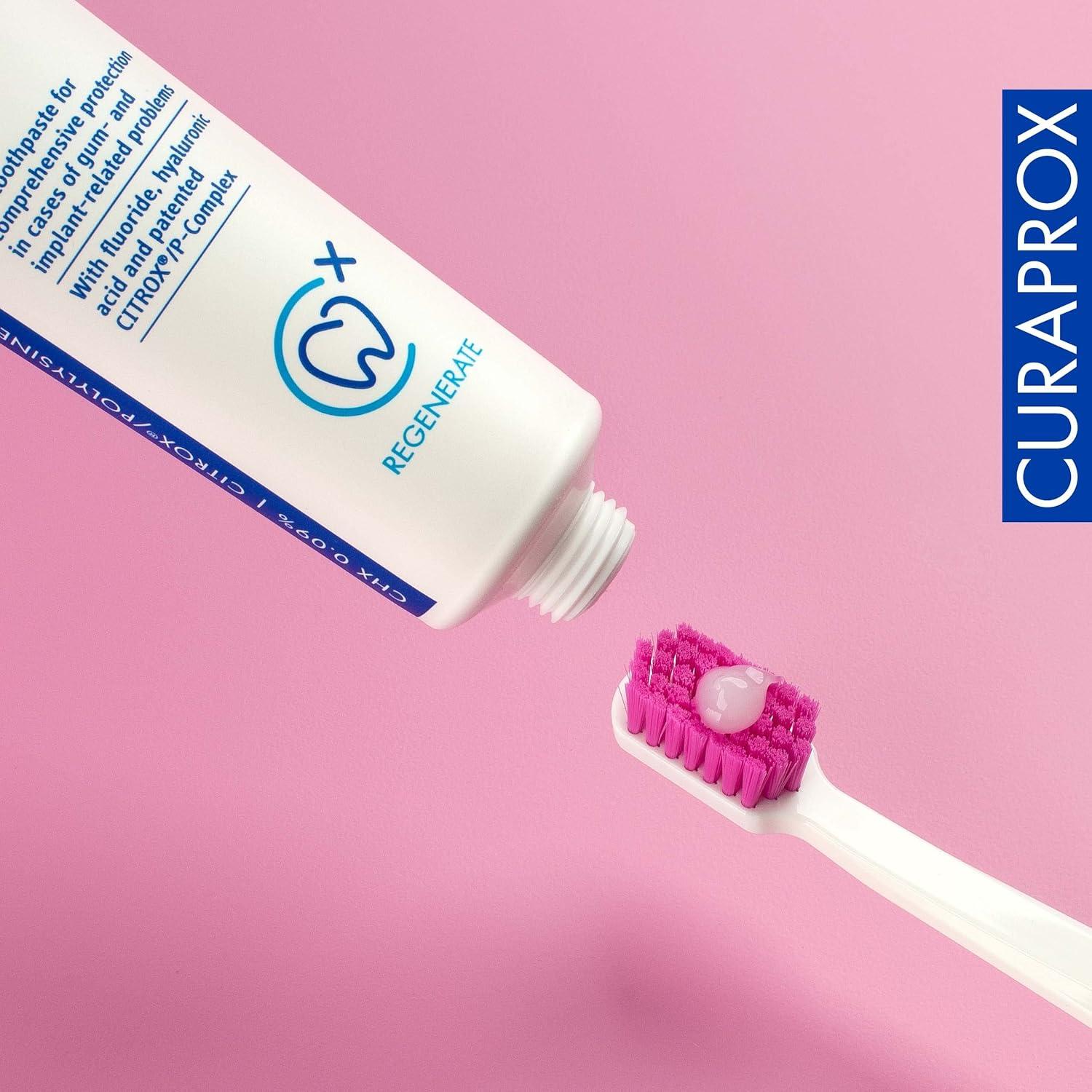 Curaprox Perio Plus+ Support Toothpaste Citrix - 0.09% Chlorhexidine & Hyaluronic Acid Alcohol ...