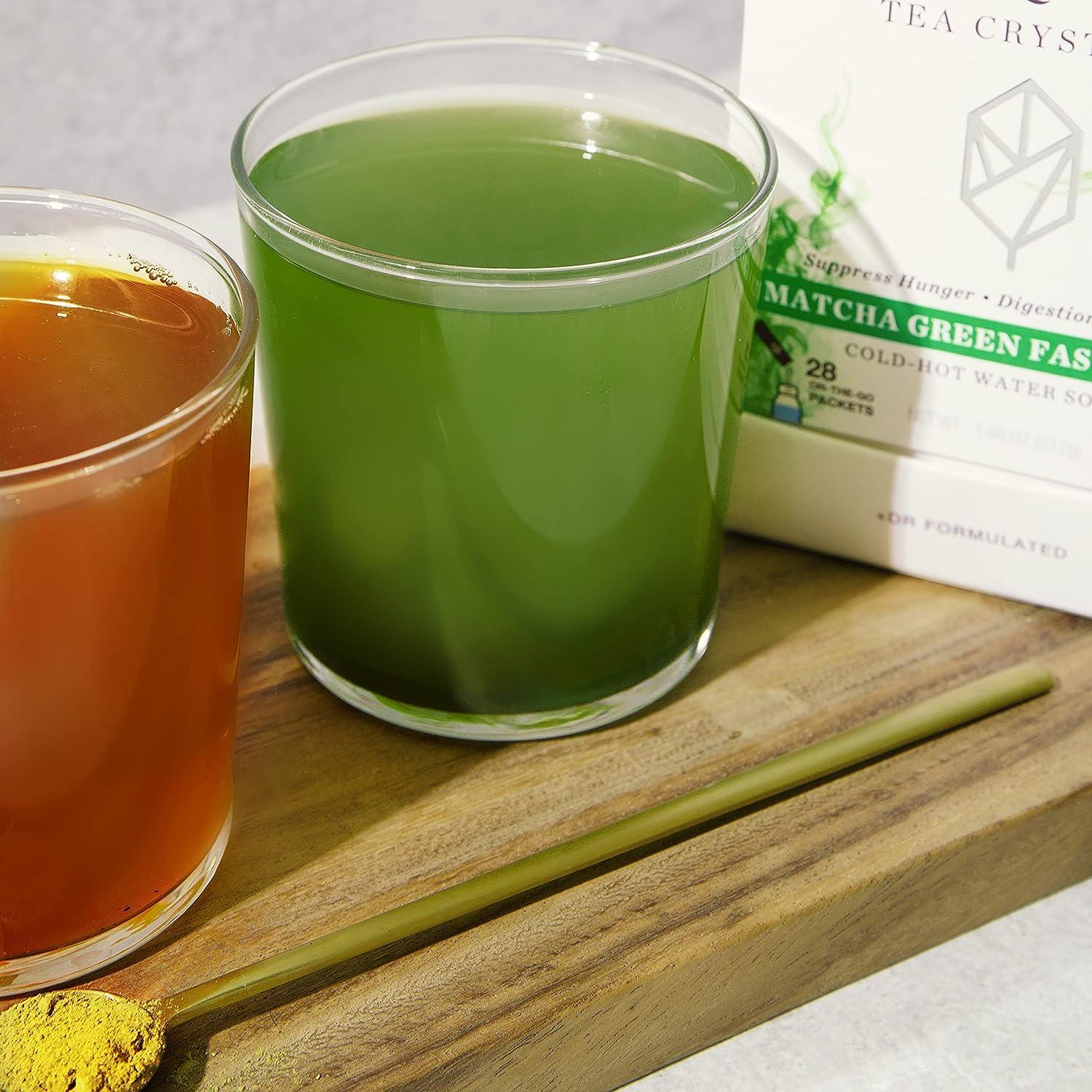 Pique Organic Matcha Fasting Tea Crystals - Metabolism Support, Calm ...