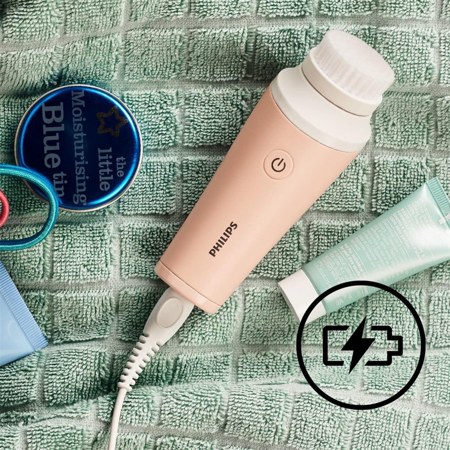 Philips VisaPure Mini Facial Cleanser BSC111/06 - Waterproof & Compact ...