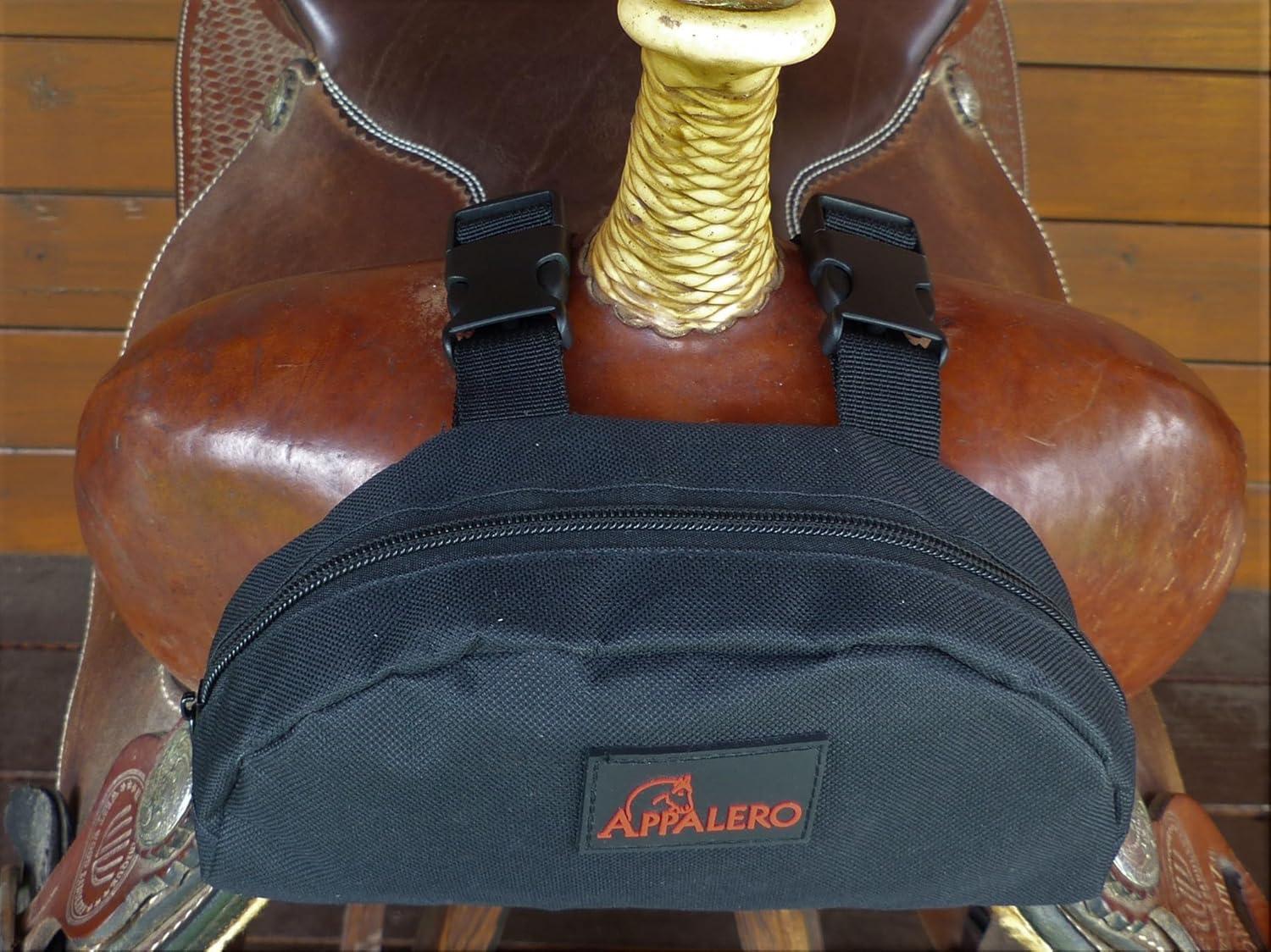 APPALERO Black Pommel Pocket Saddlebag - Durable Western Pannier for ...