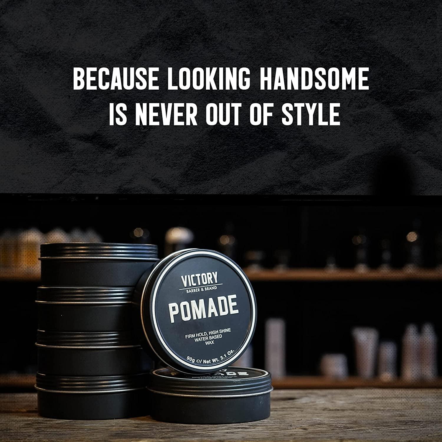 Victory Barber & Brand Men's Hair Pomade | Made in USA | Water Based ...