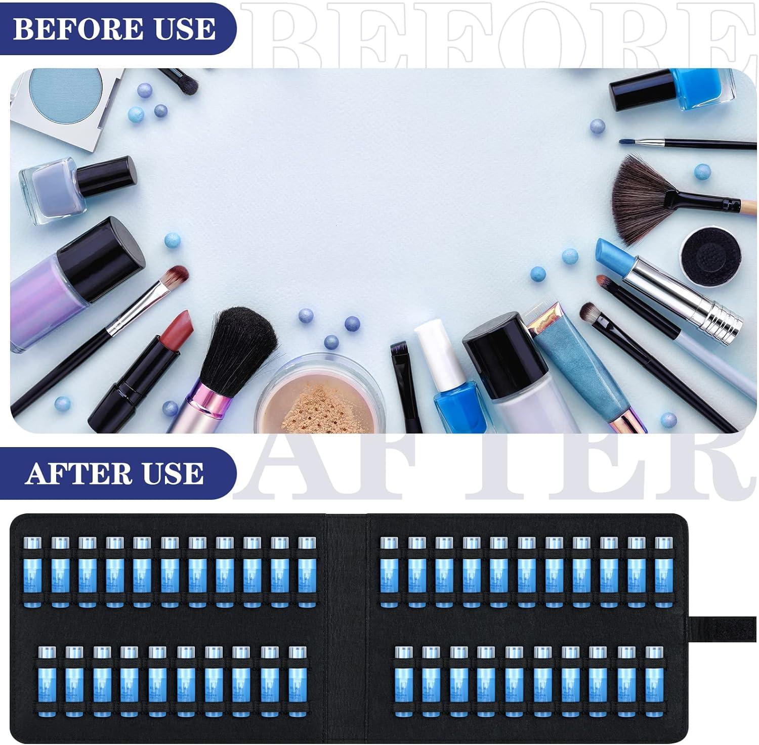 2 Pack Foldable Homeopathy Organizer Storage Case - Black and Blue ...