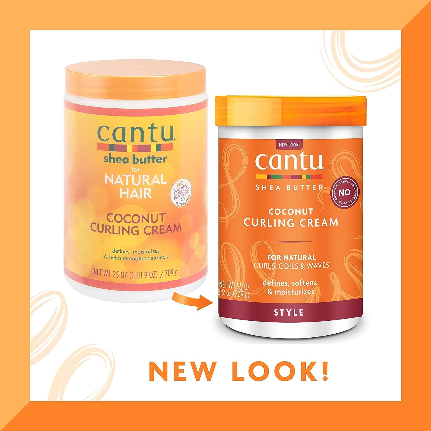 Cantu Shea Butter Coconut Curling Cream 25 oz - Natural Hair Care | Buy ...