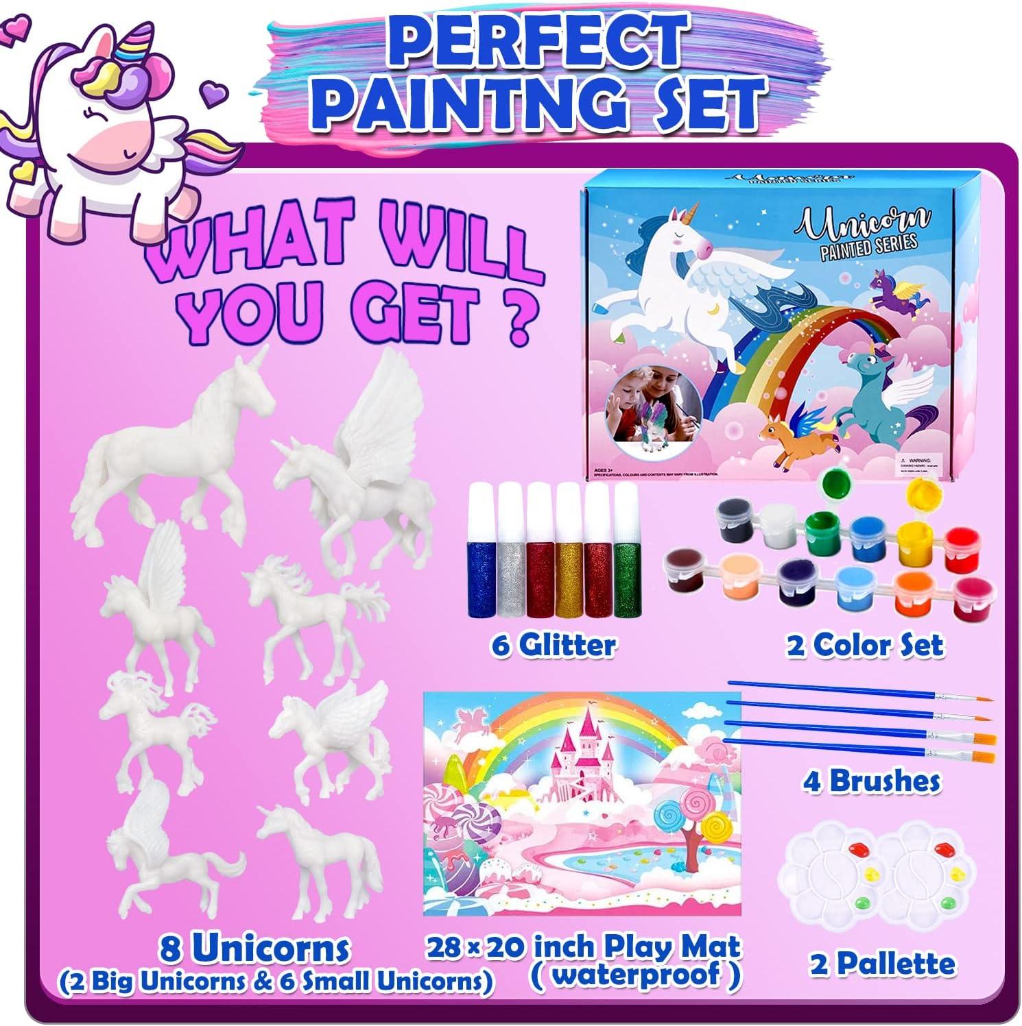 MOISO Paint Your Own Unicorn Painting Kit - Unicorn Paint Craft for ...