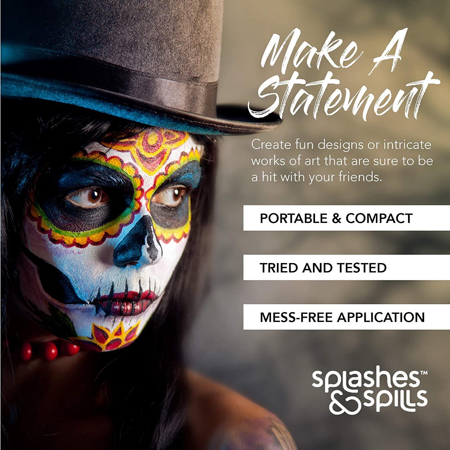 Black Face and Body Paint Cream 30ml - Costume & Dress Up Makeup by ...