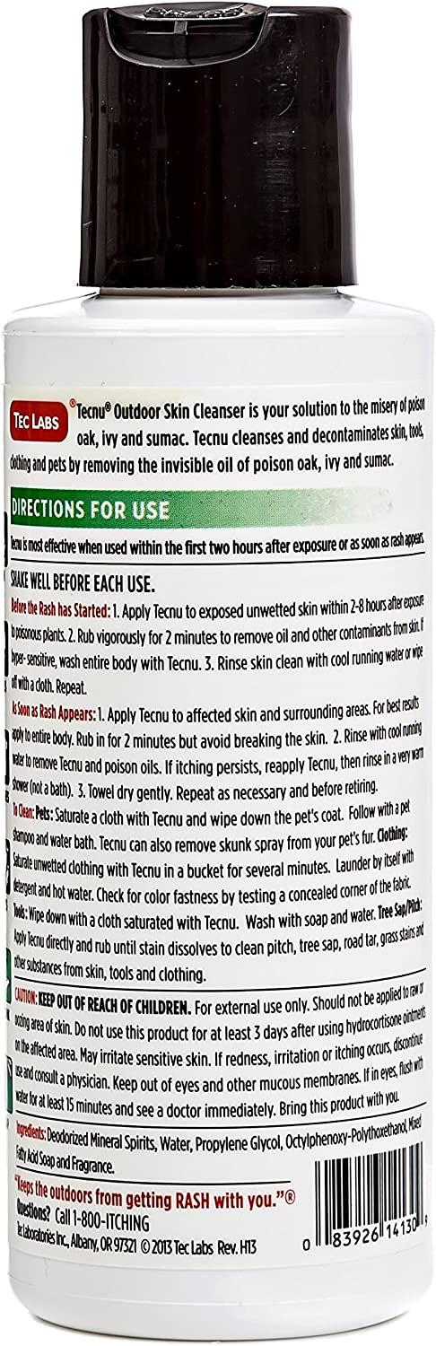 Tec Labs Tecnu Original Poison Oak Ivy Outdoor Skin Cleanser - First ...