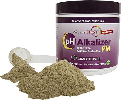 Greens First pH Alkaline Protection Supplement - Grape Flavor 4.29 oz ...