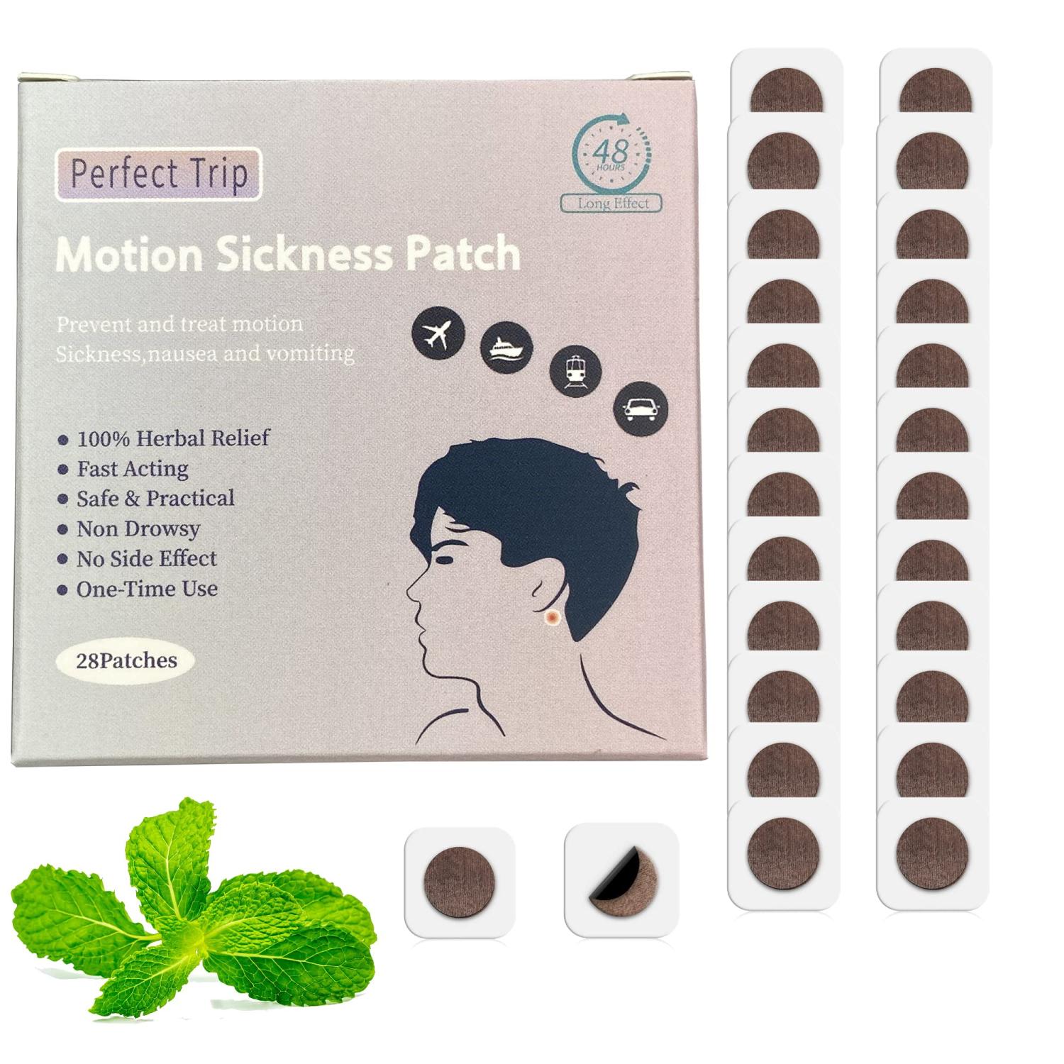 Lusostka Motion Sickness Patches - Relief for Nausea & Vertigo in ...