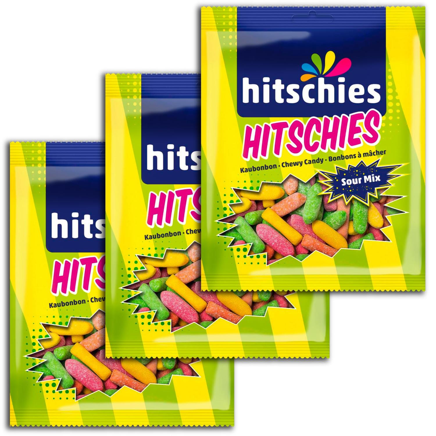 Buy Pack of 3 Hitschies Sour Mix (3 x 140g) - International Shipping ...