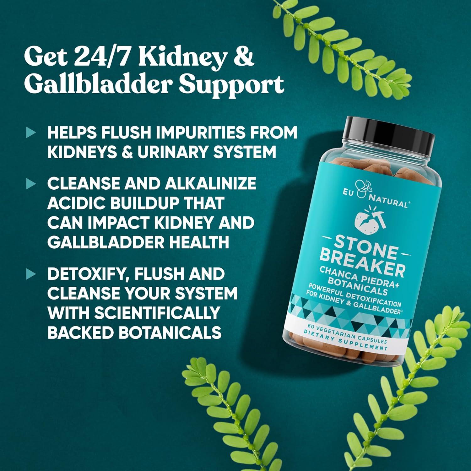 Stone Breaker Chanca Piedra Kidney Cleanse & Gallbladder Formula ...