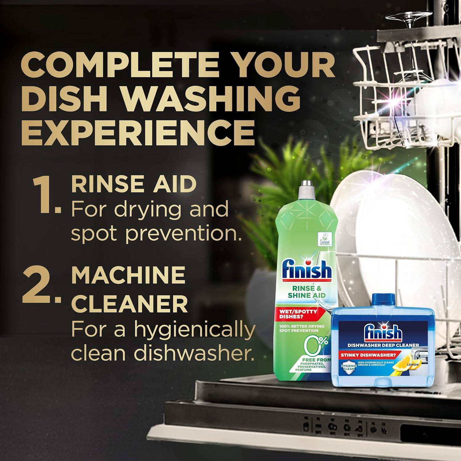 Finish Ultimate All in One 0% Dishwasher Tablets 100's Unscented - 100 ...