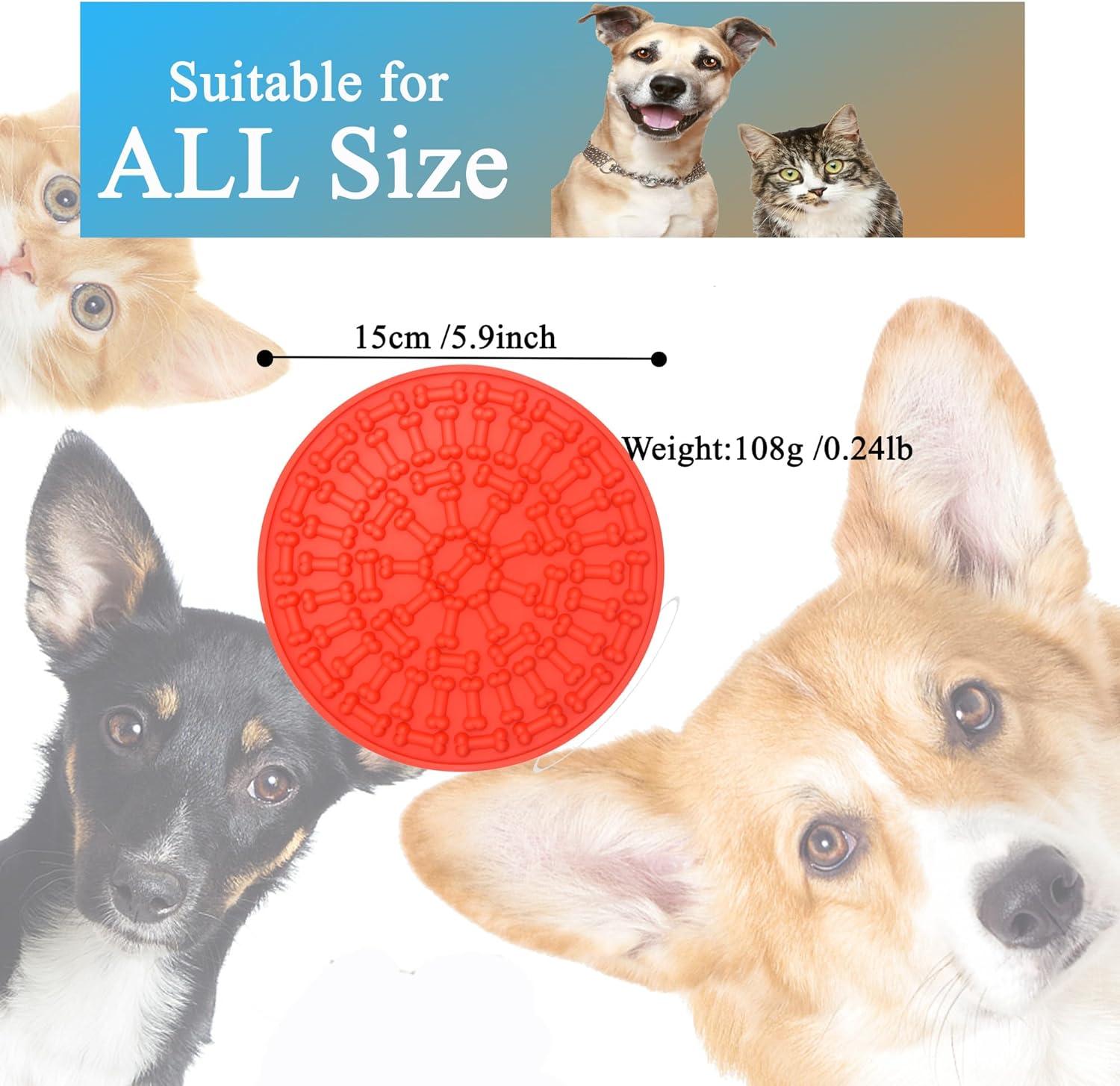 Buddy Treat Mat Perfect Curve Lick Pad Dog Washing Licky Pad- Dogs Bath ...