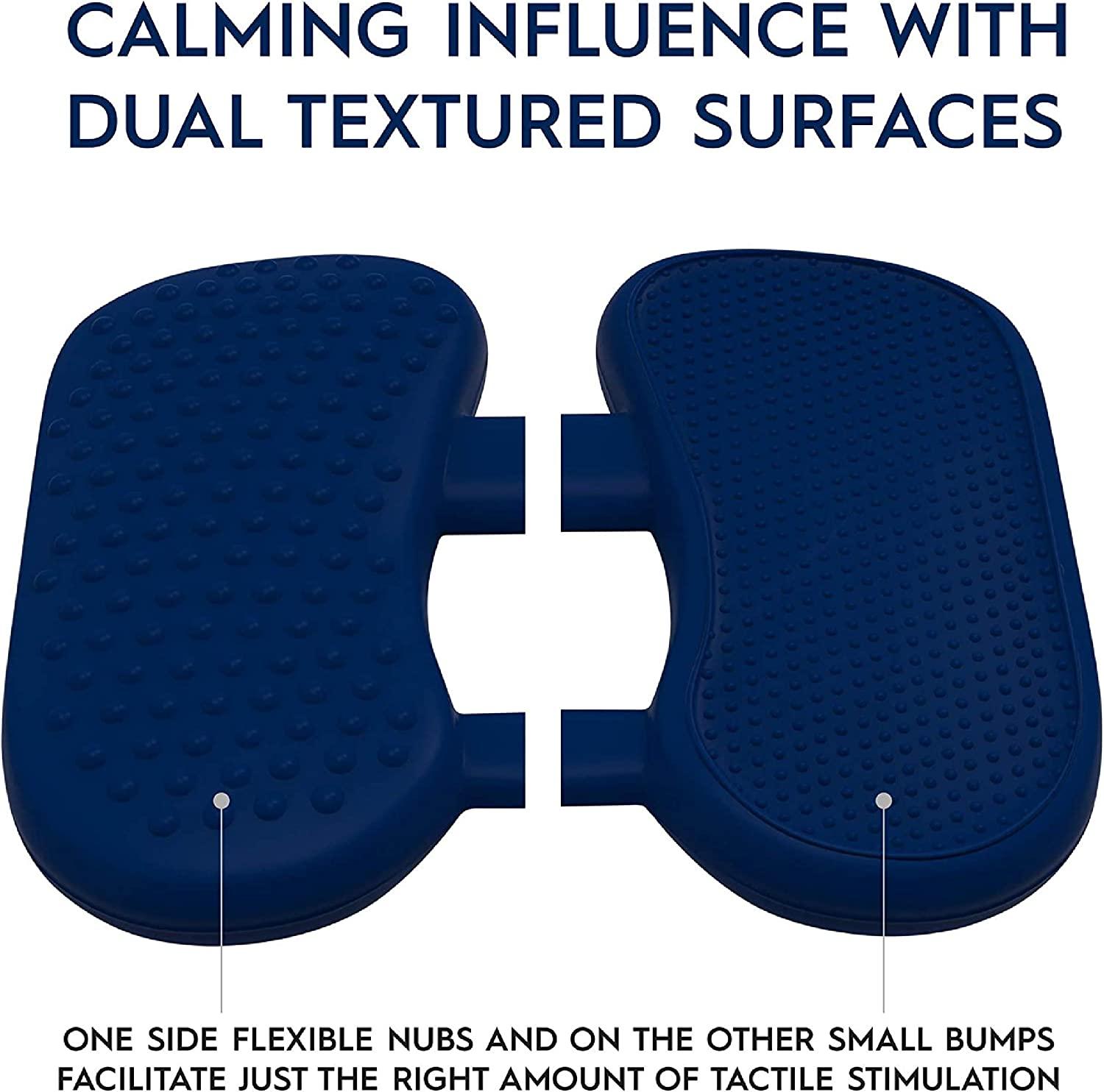 Bouncyband Wiggle Feet - Dark Blue 12x15x2.5 Foot Fidget Cushion for ...