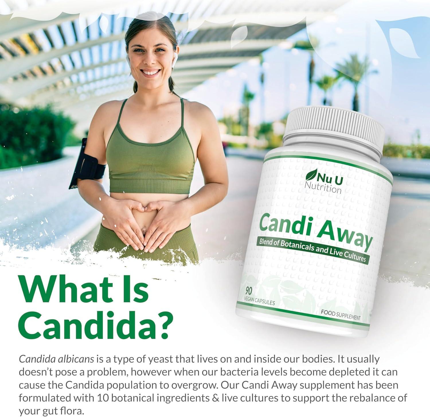 Natural Candida Cleanse & Yeast Support - 90 Vegan Capsules - 3 Month ...