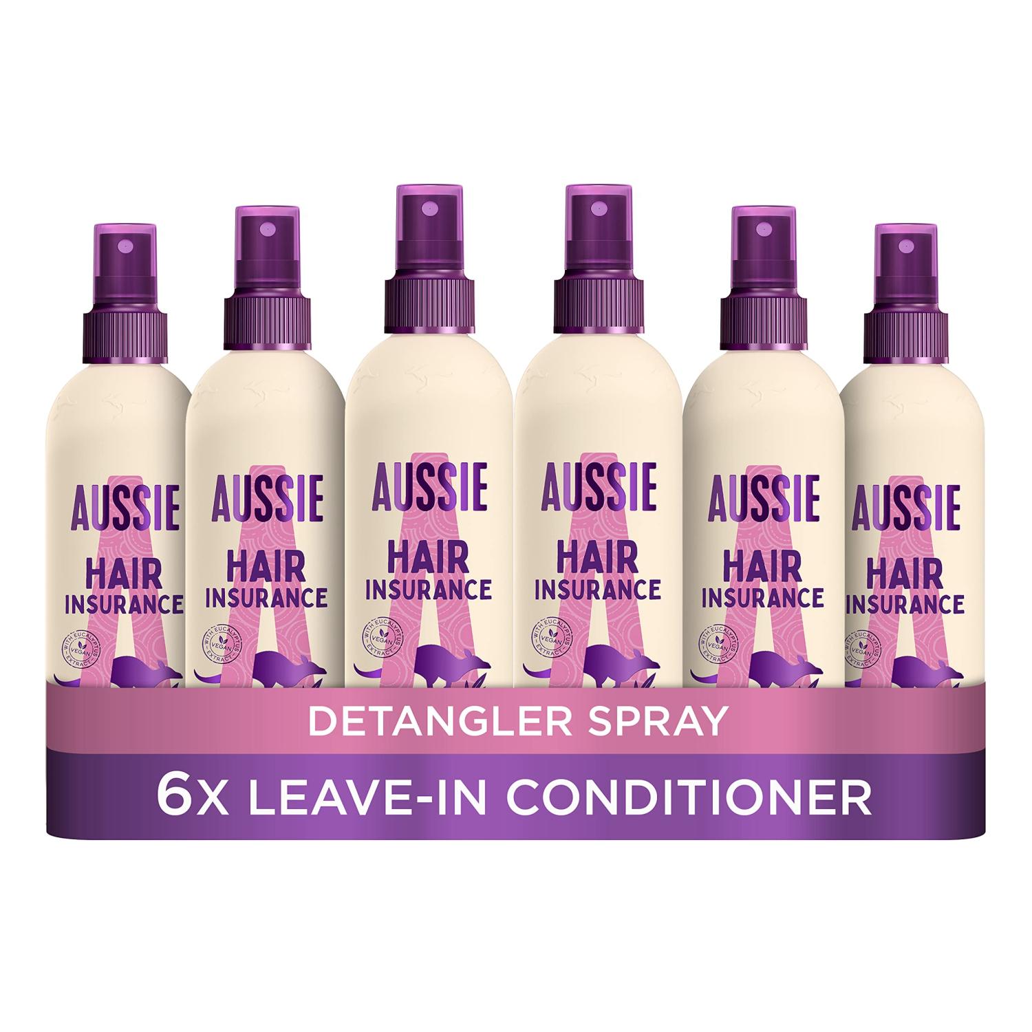 Aussie Miracle Hair Insurance Conditioner Detangler Spray 6-Pack ...