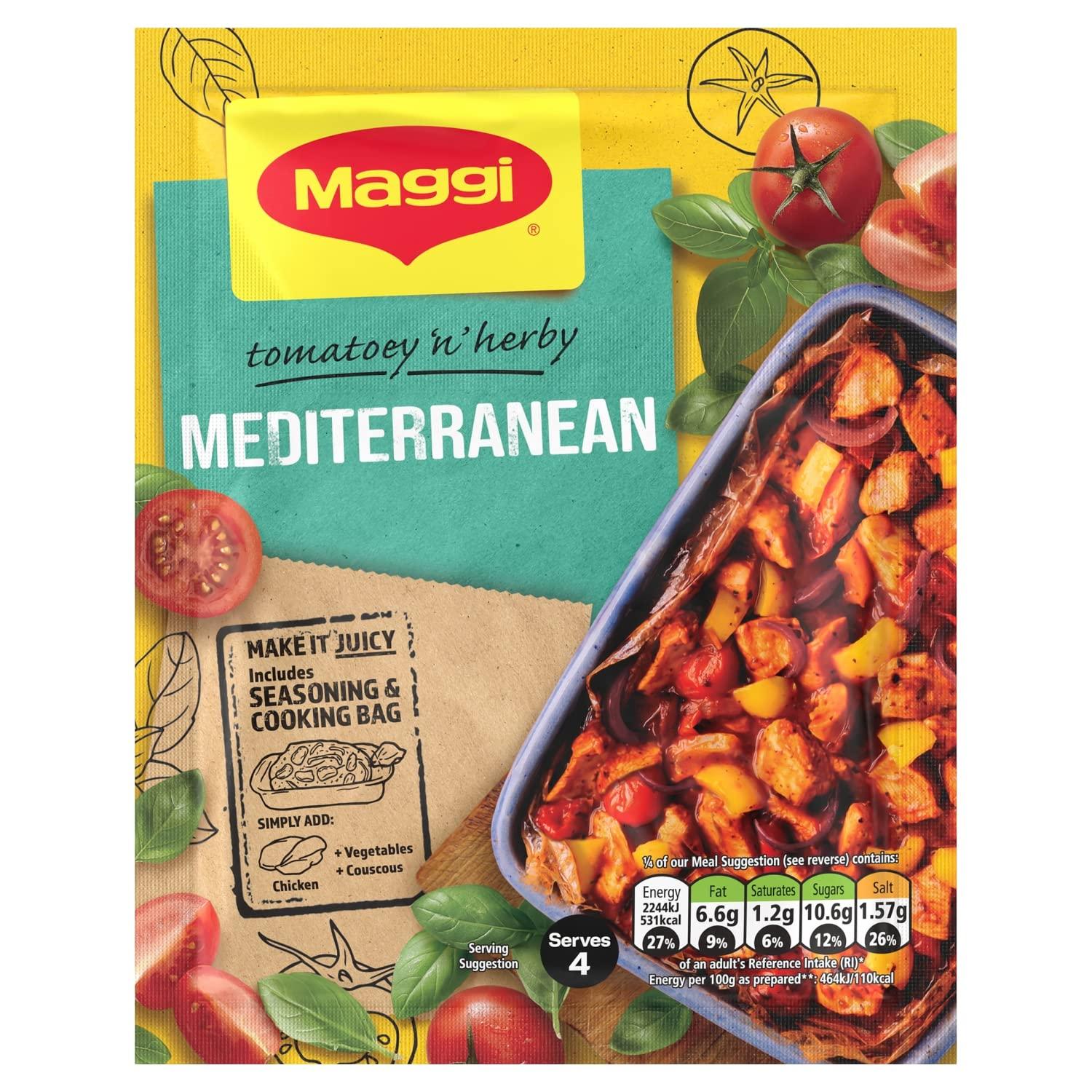 Maggi Juicy Chicken Mediterranean Seasoning Mix 37g | Buy Now with ...