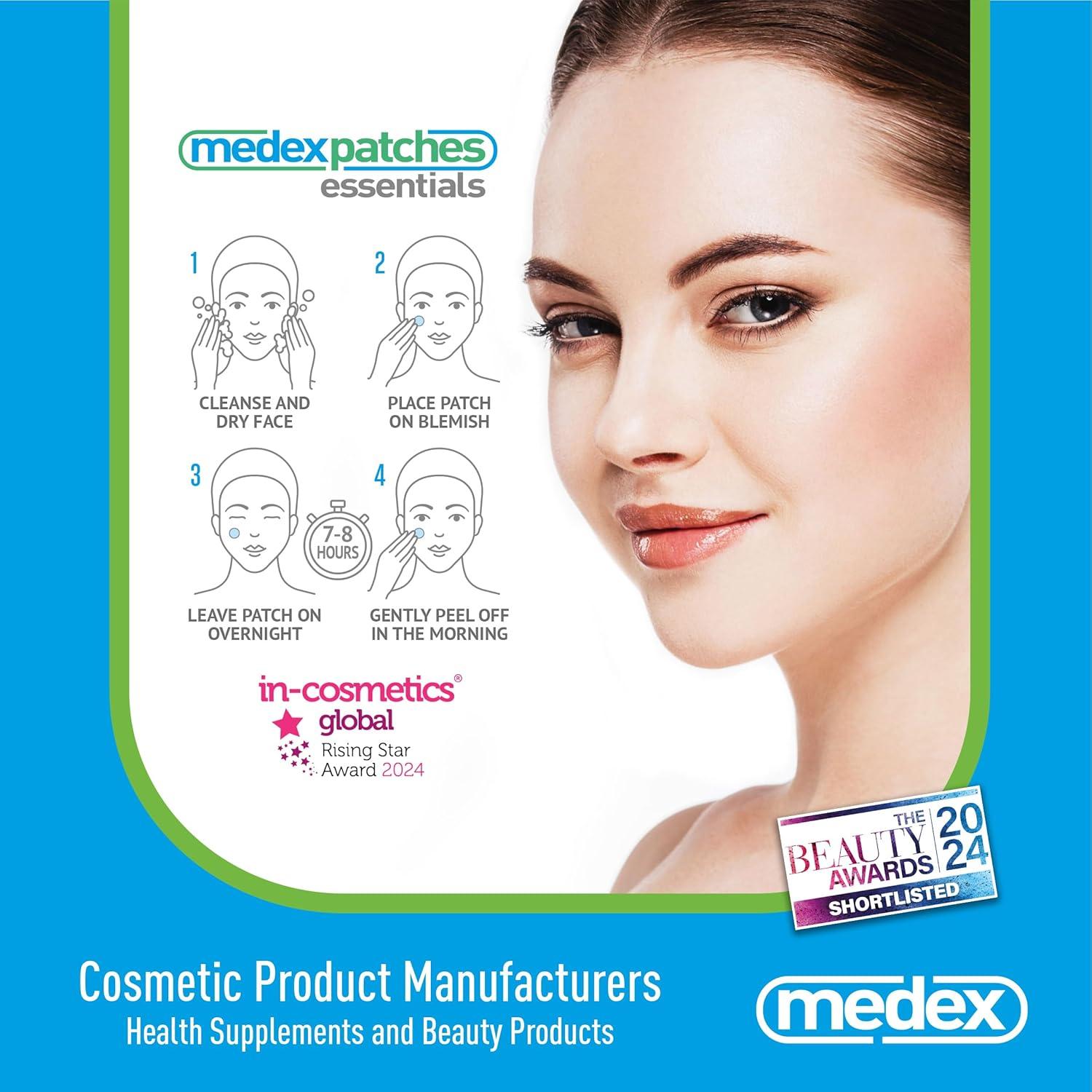Medex Essentials Spot Patch & Blemish Face Patch with Salicylic Acid & Kaffoil Invisible Acne ...
