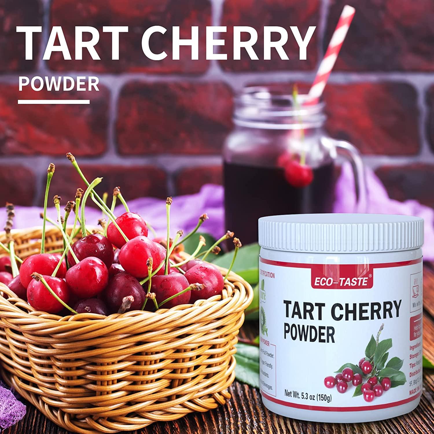 Organic Tart Cherry Powder 5.3oz (150g) - 100% Pure Vegan, Non-GMO, No ...