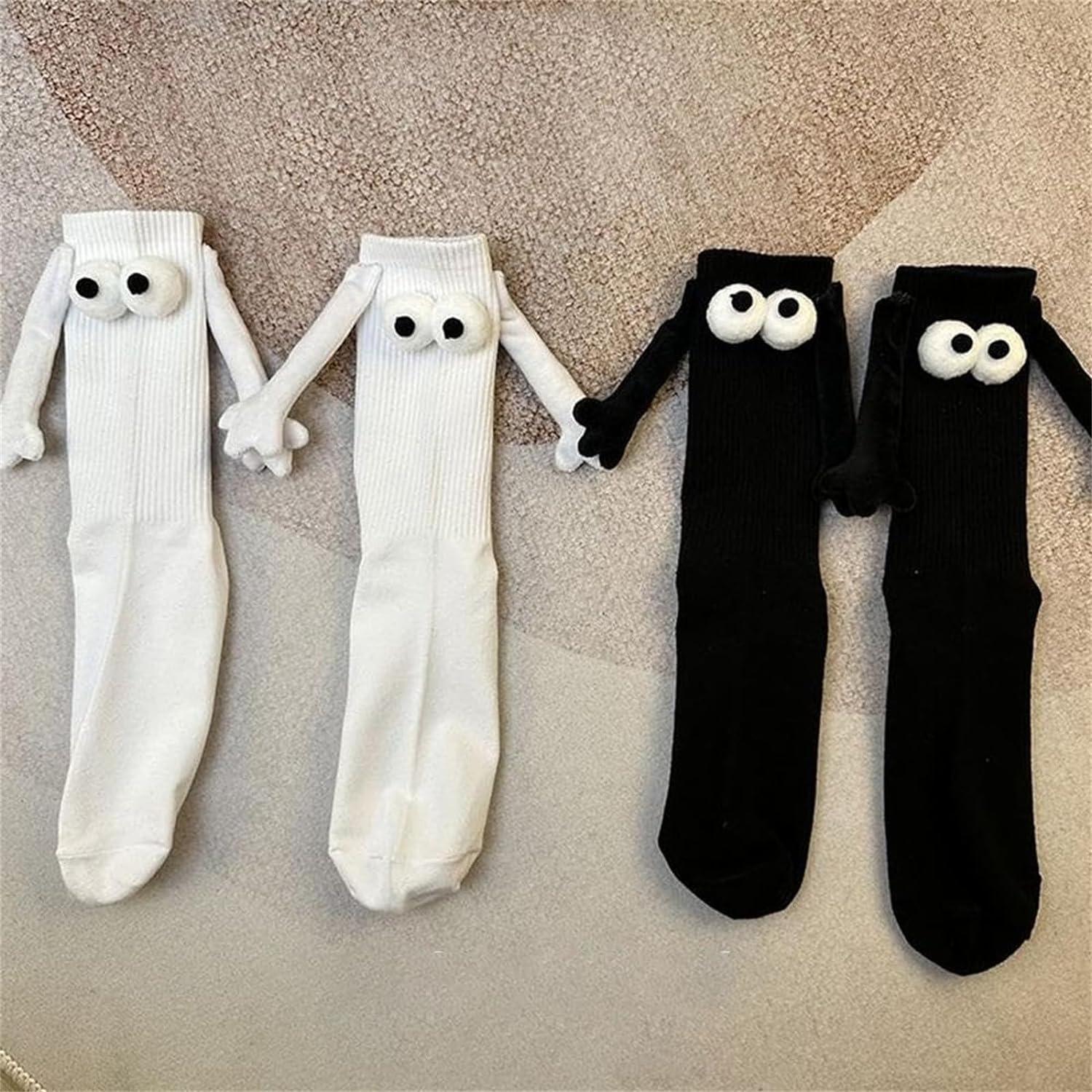 OSMARI Funny Magnetic Suction 3D Doll Couple Socks Unisex Funny Couple ...