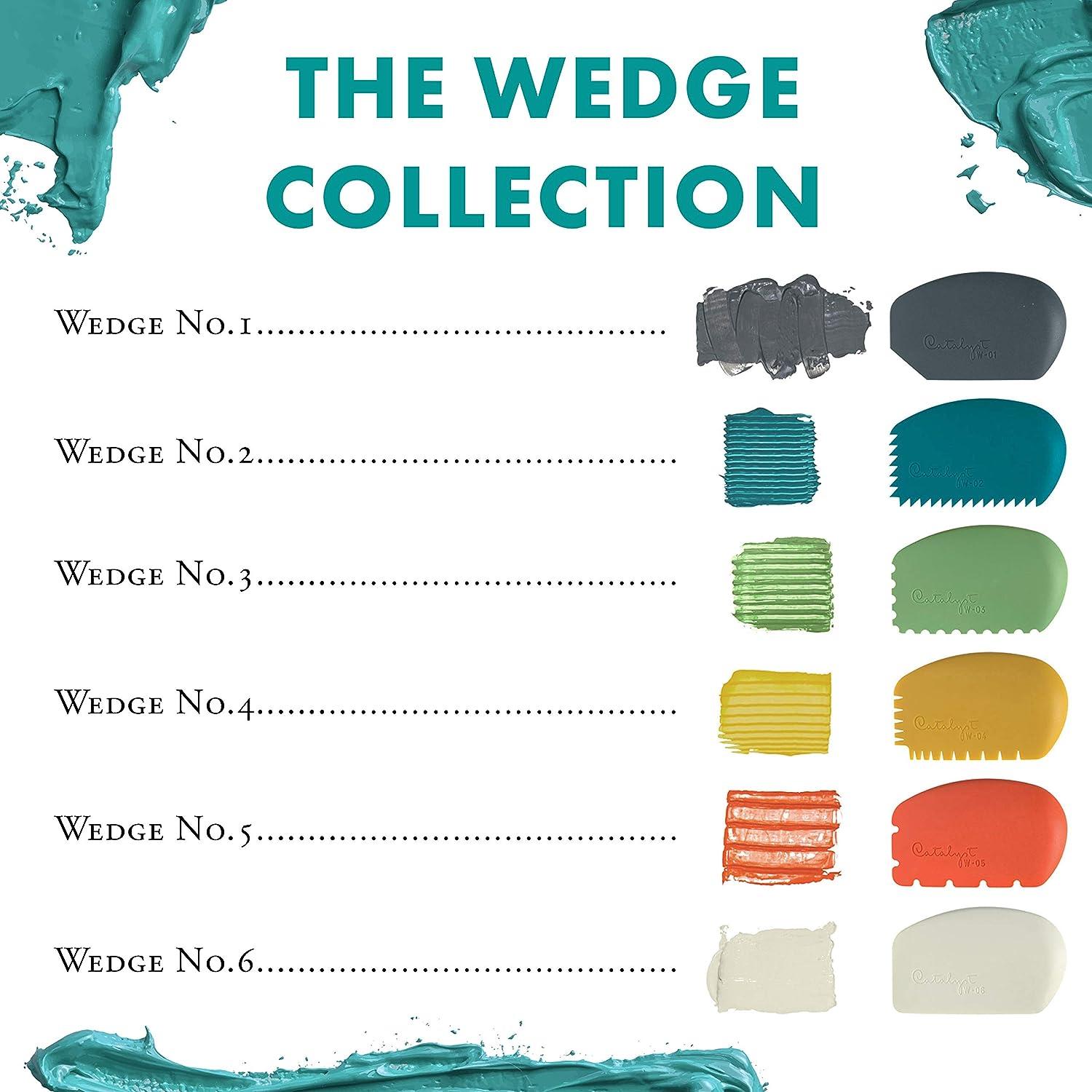 Princeton Catalyst Tools - White Wedge for Texturizing and Moving Paint ...