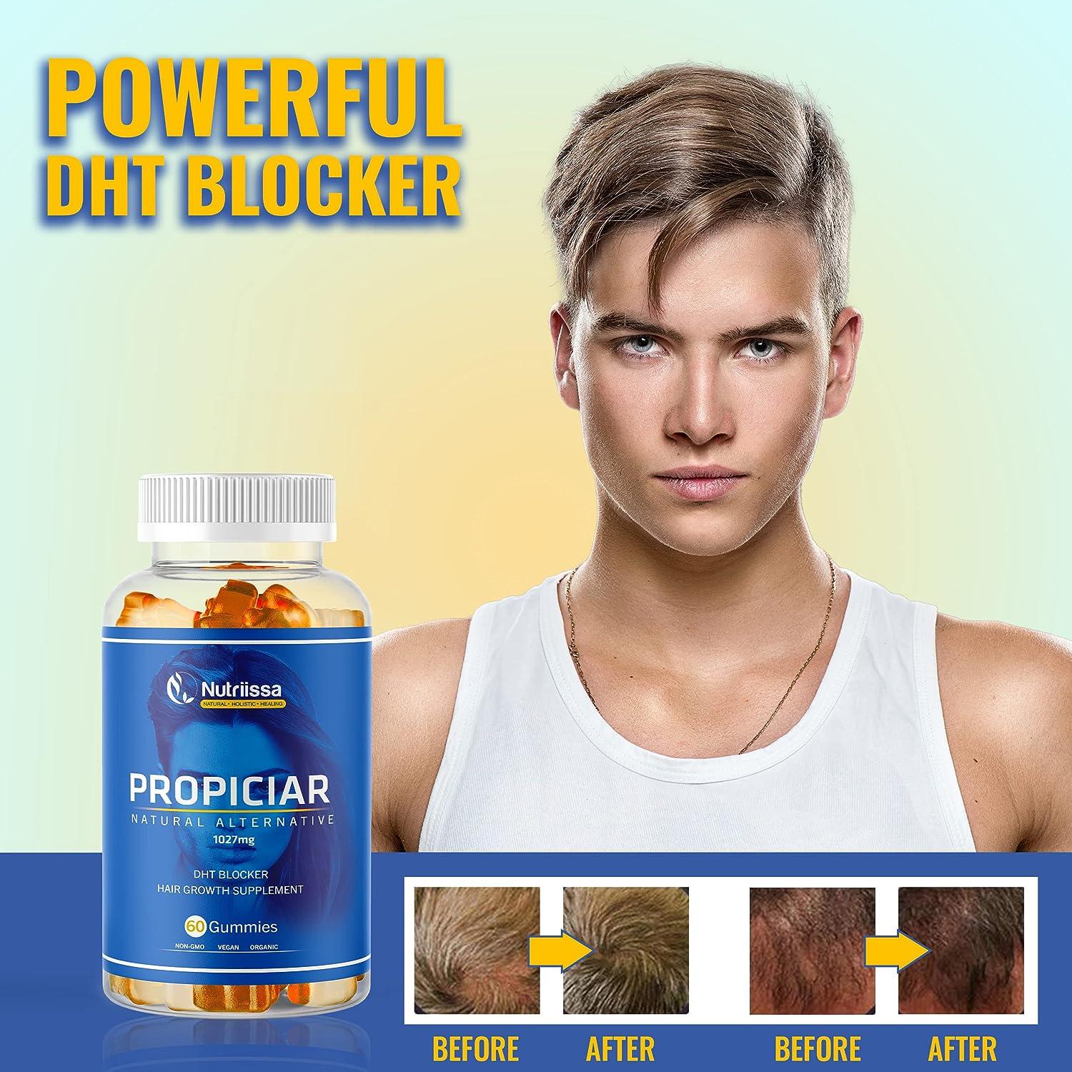Nutriissa Propiciar Hair Loss Supplements 60 Vegan Gummies For Men