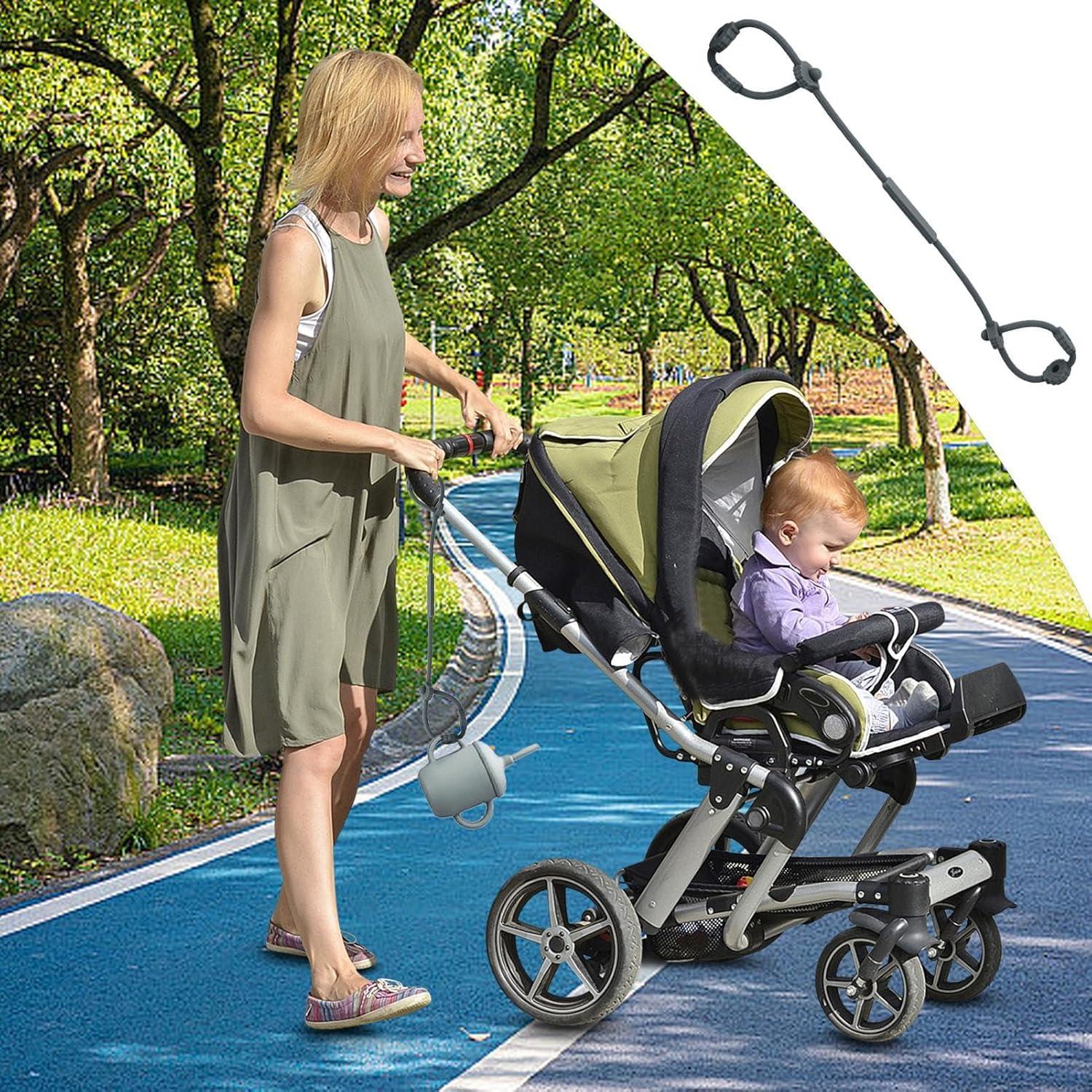 Multifunctional Stroller Toy Belts | Adjustable Pram Straps & Food ...