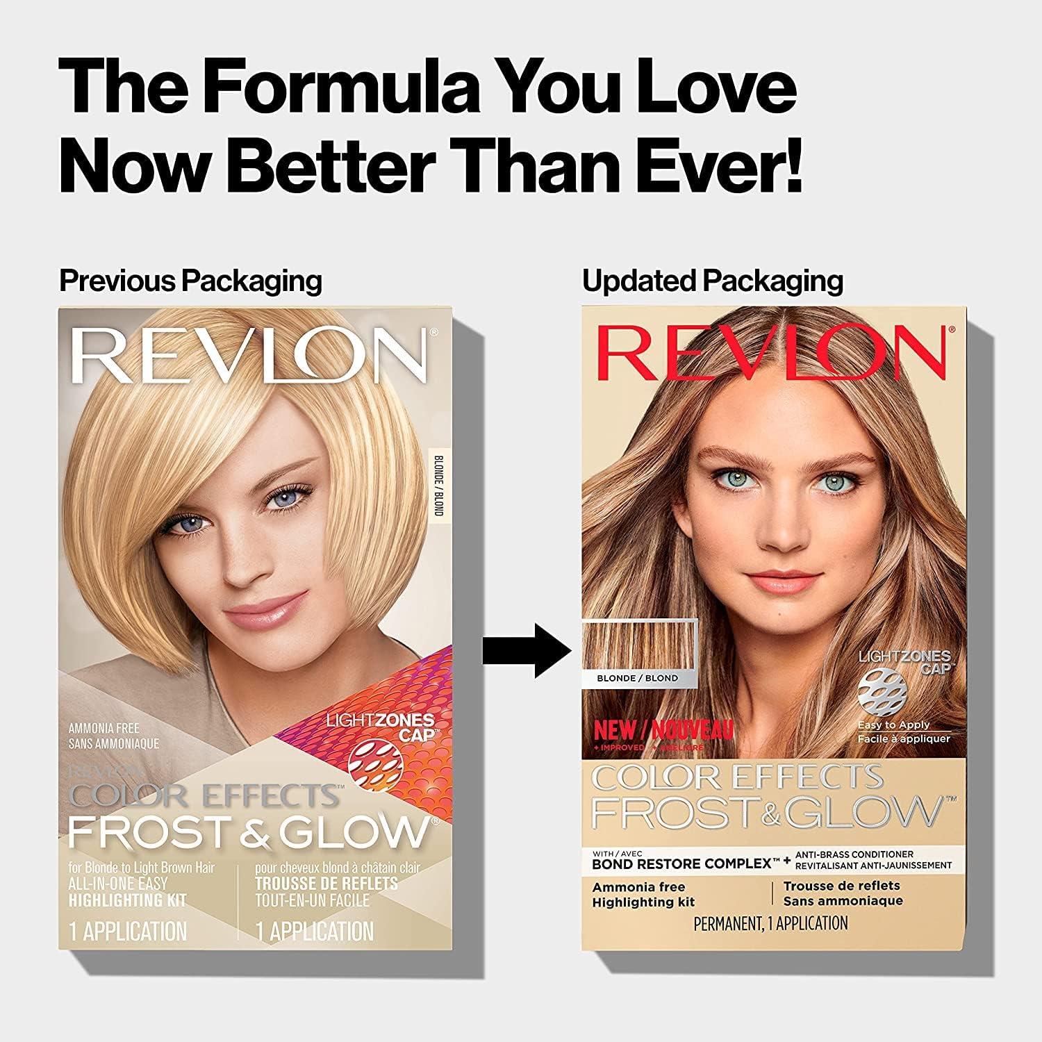 Revlon Color Effects Frost & Glow Blonde Highlighting Kit, Pack of 2 ...