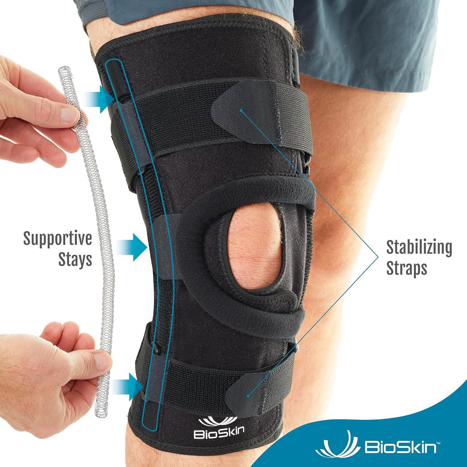 BioSkin Wraparound Patella Stabilizer Knee Brace - Relief for ...