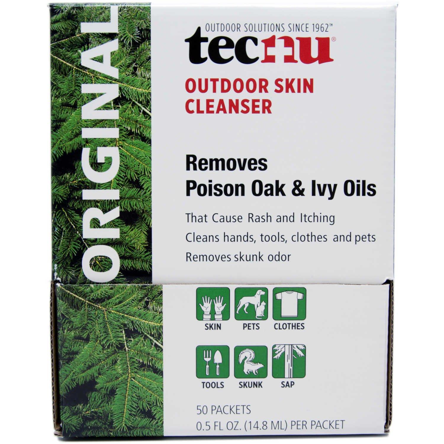Tecnu Original Poison Oak & Ivy Outdoor Skin Cleanser Packets - 0.5 Fl ...